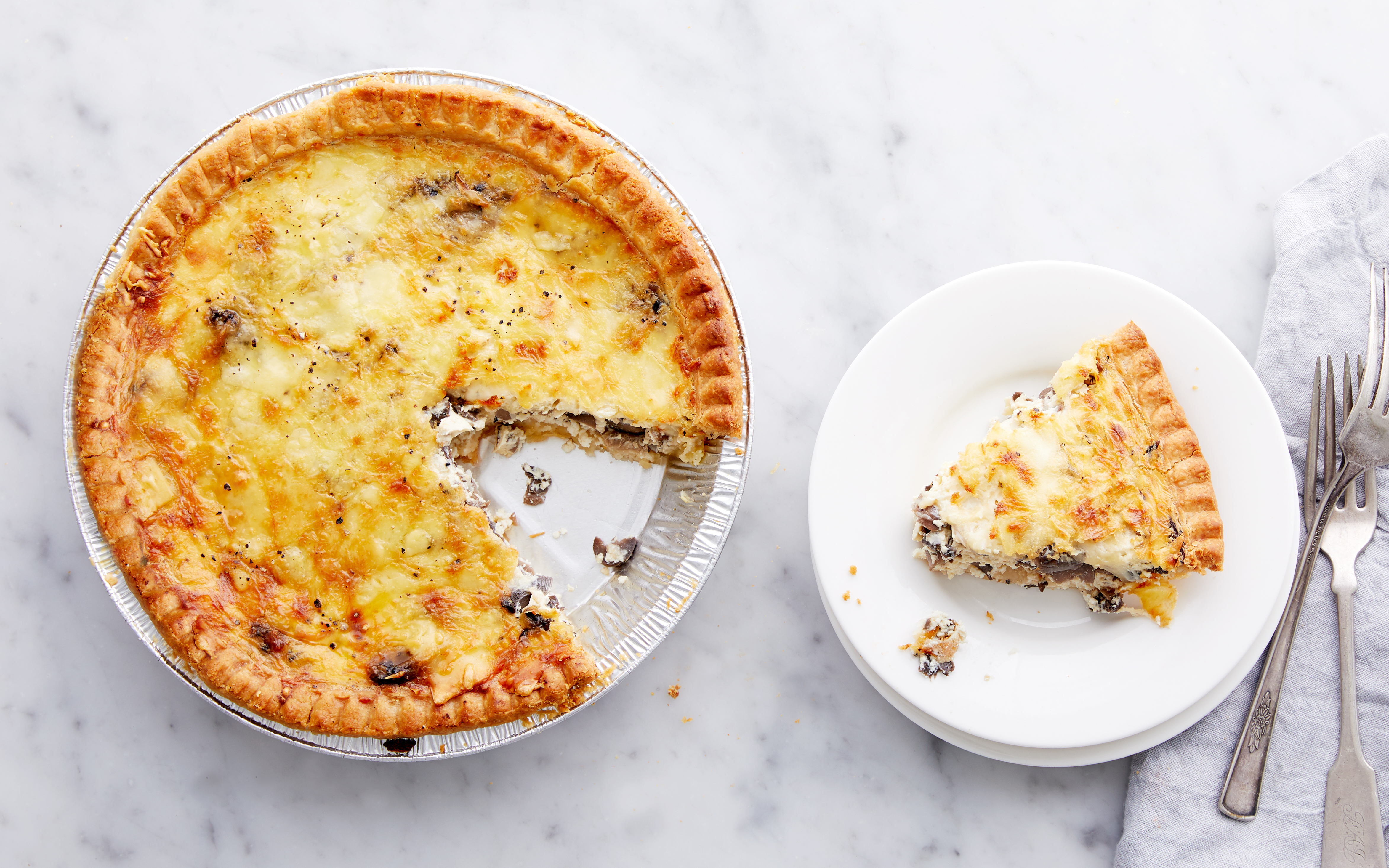 Mushroom Quiche | 9 inch | Quiche and Carry | Good Eggs