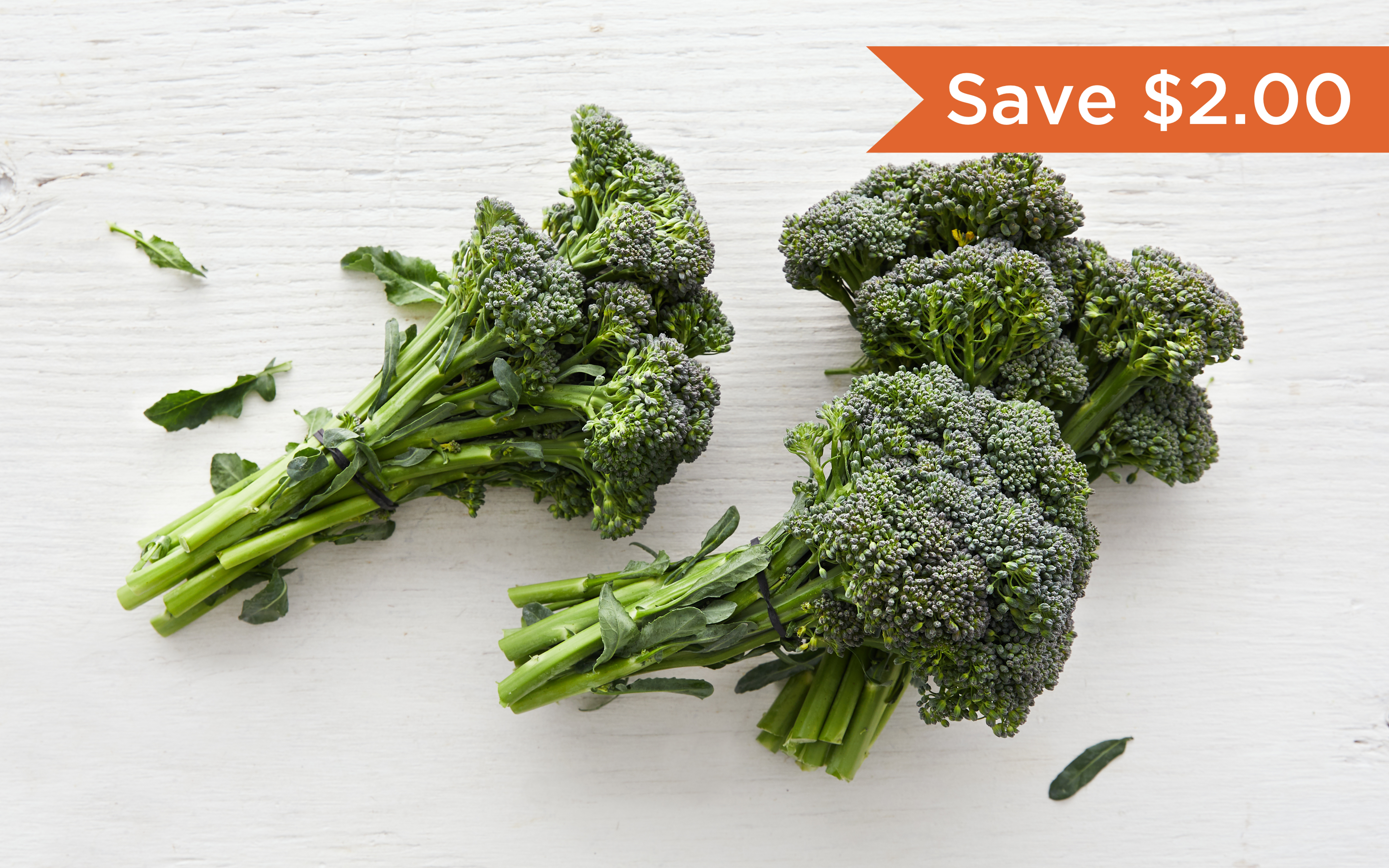 Organic Baby Broccoli Trio | 3 bunch | Lakeside Organic Gardens | Good Eggs