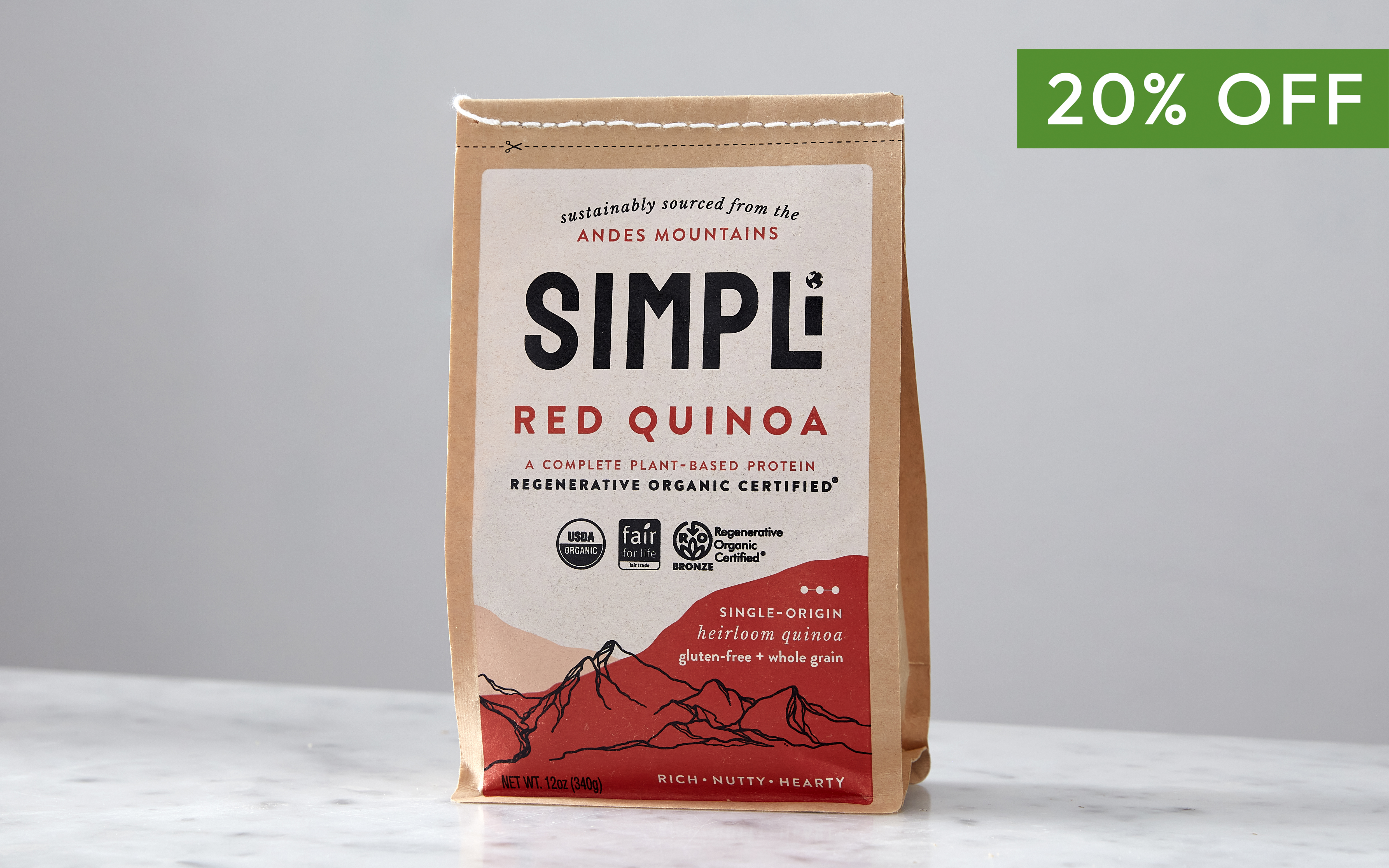 Regenerative Organic Red Quinoa | 12 oz | SIMPLi | Good Eggs
