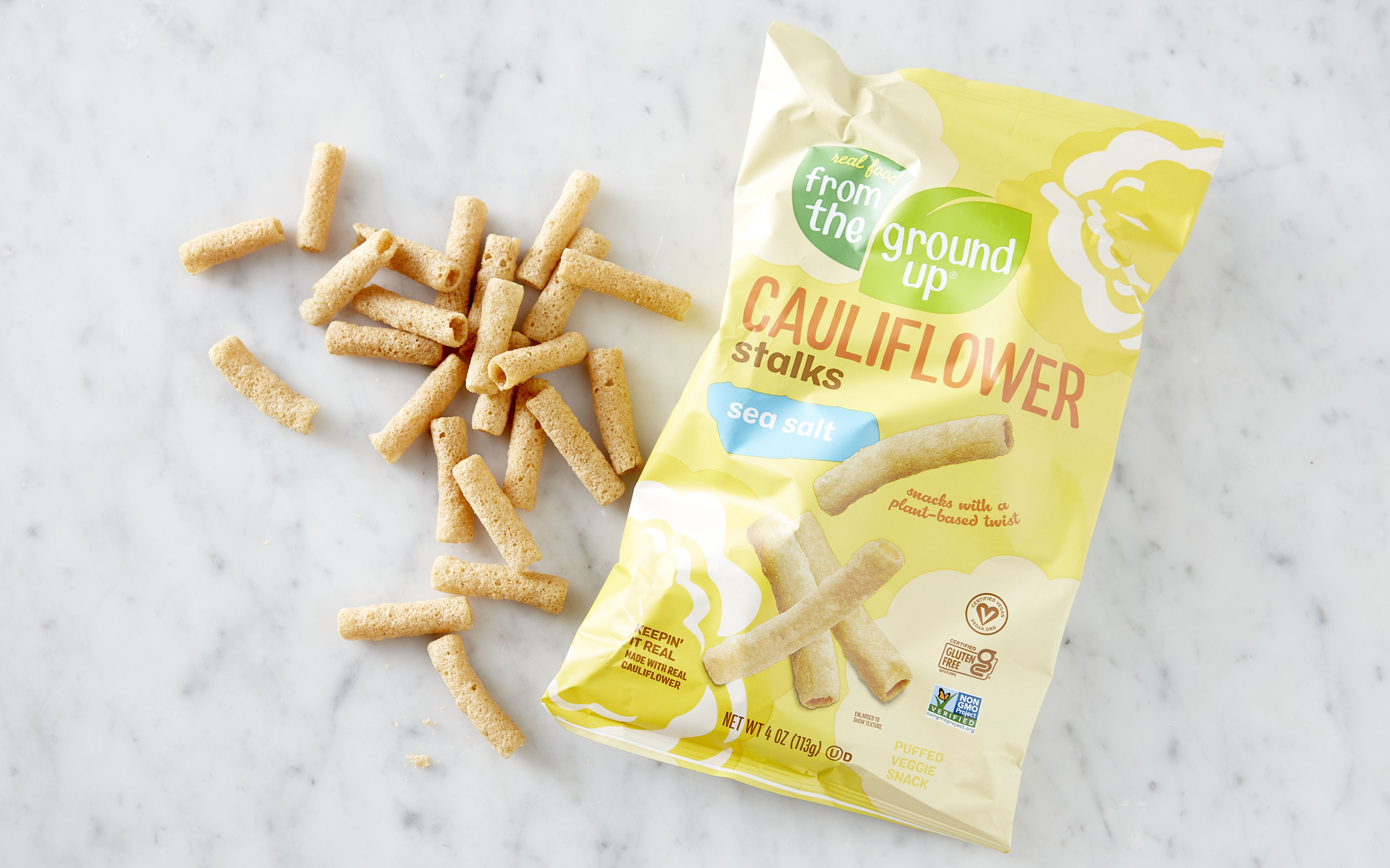 Sea Salt Cauliflower Stalks | 4 oz | From The Ground Up | Good Eggs