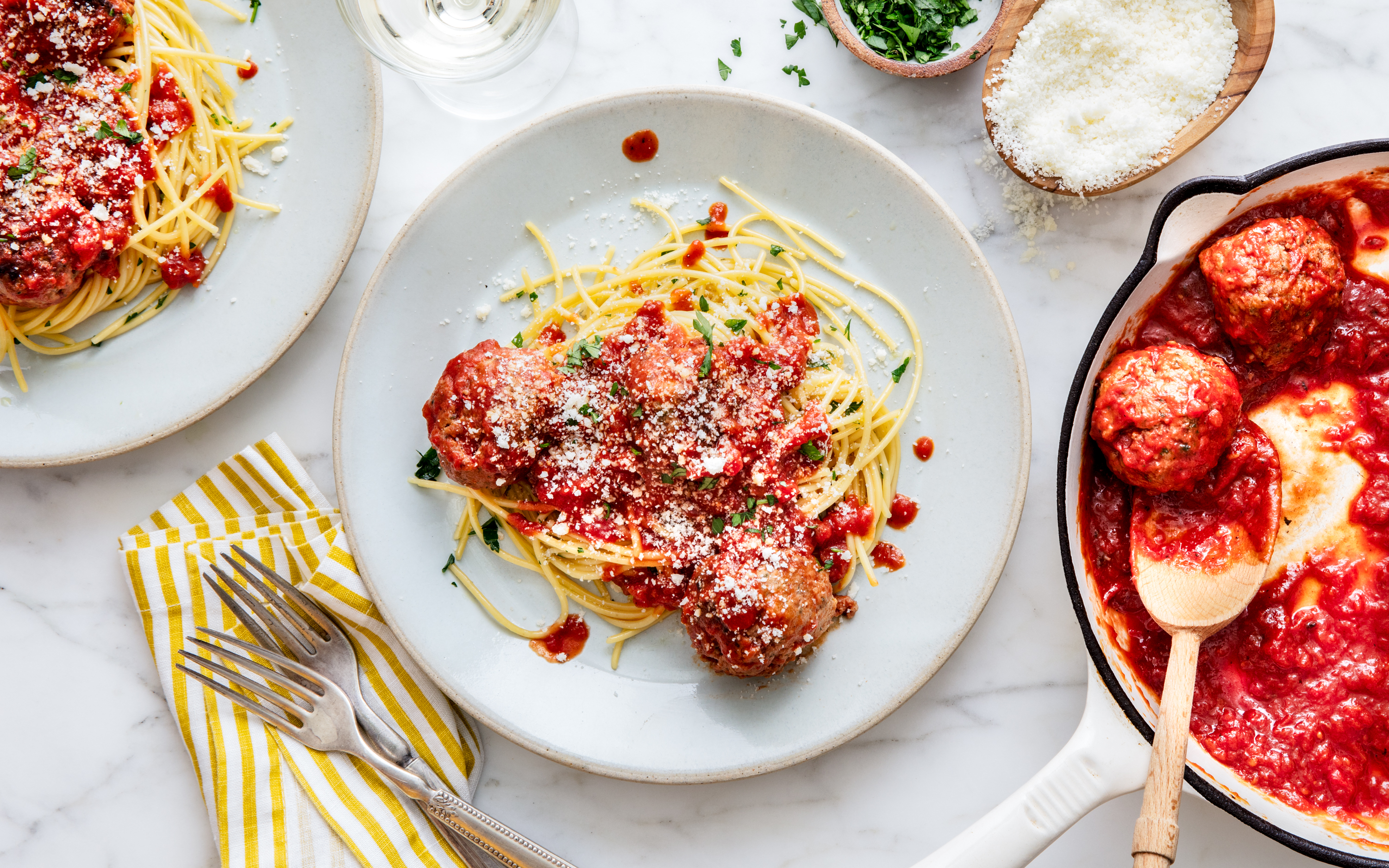 Easy Spaghetti & Beef Meatballs | 3 servings | Good Eggs Meal Kits ...
