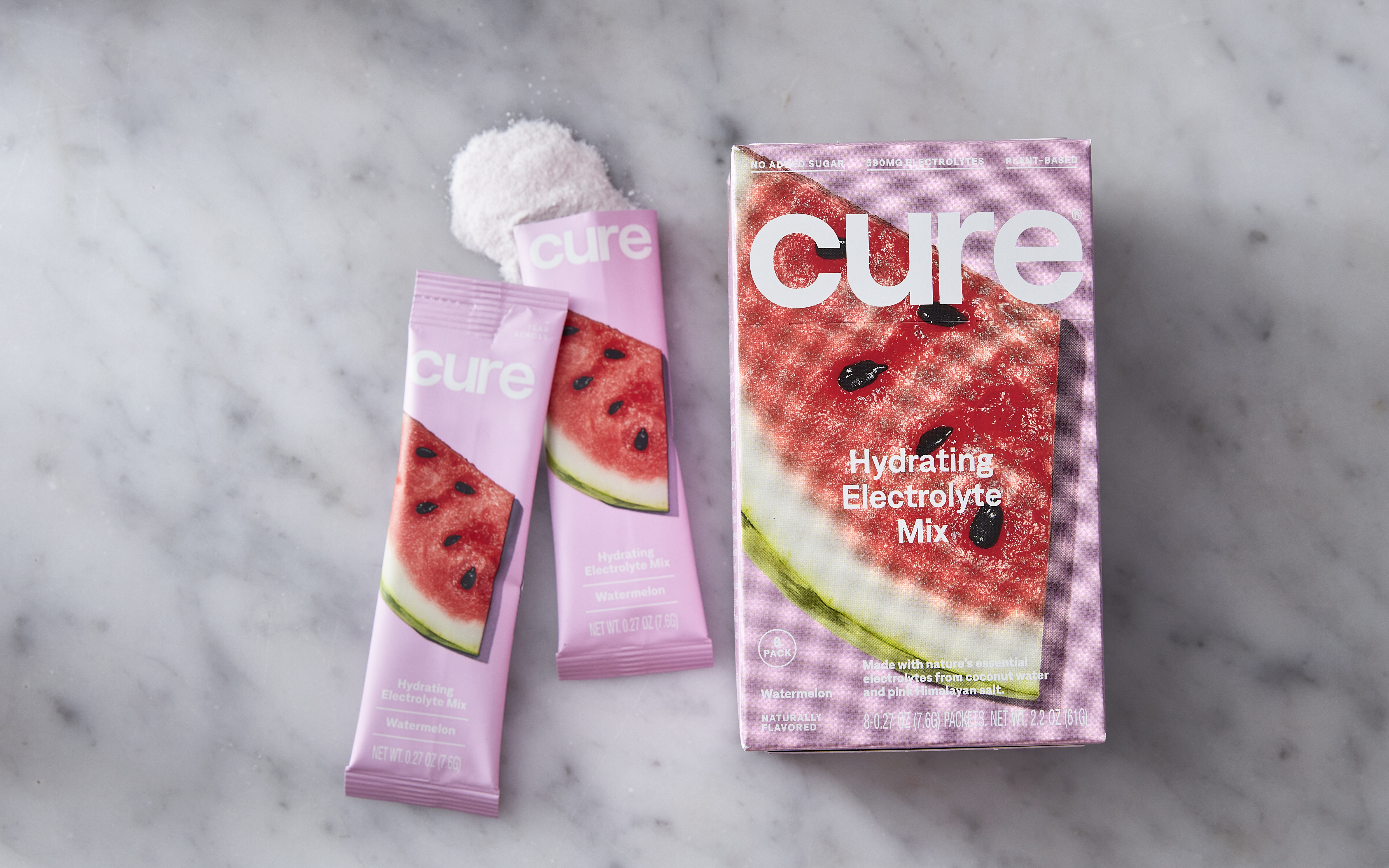 Watermelon Hydrating Electrolyte Mix - 8ct | 8 count | Cure Hydration ...