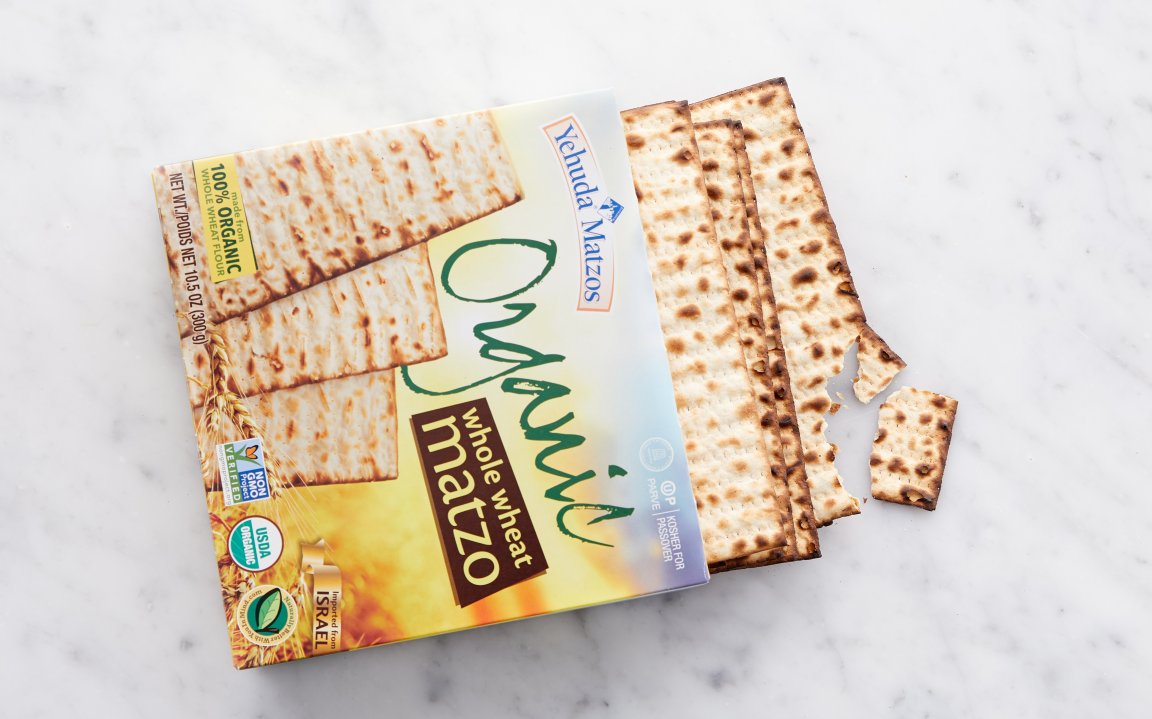 Organic Whole Wheat Matzo | 10.5 oz | Yehuda Matzos | Good Eggs