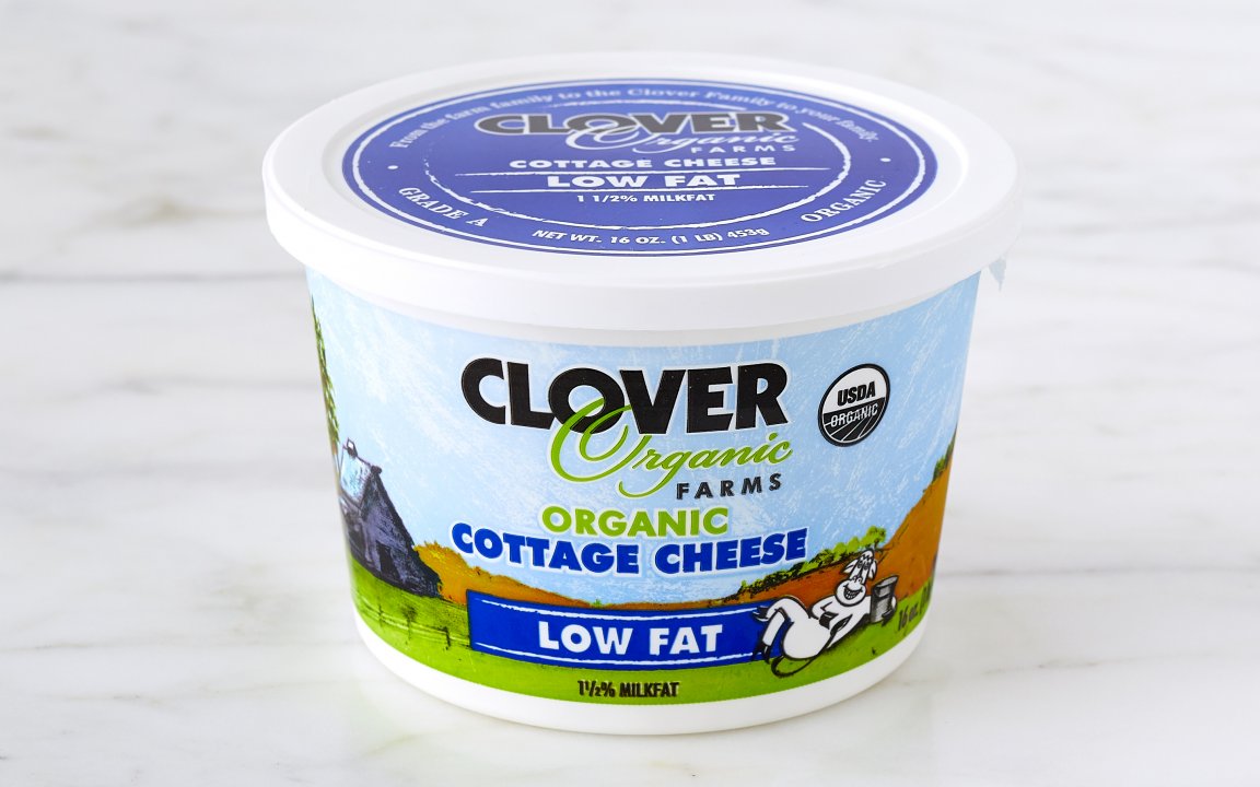 Organic Low Fat Cottage Cheese | 16 oz | Clover Sonoma | Good Eggs
