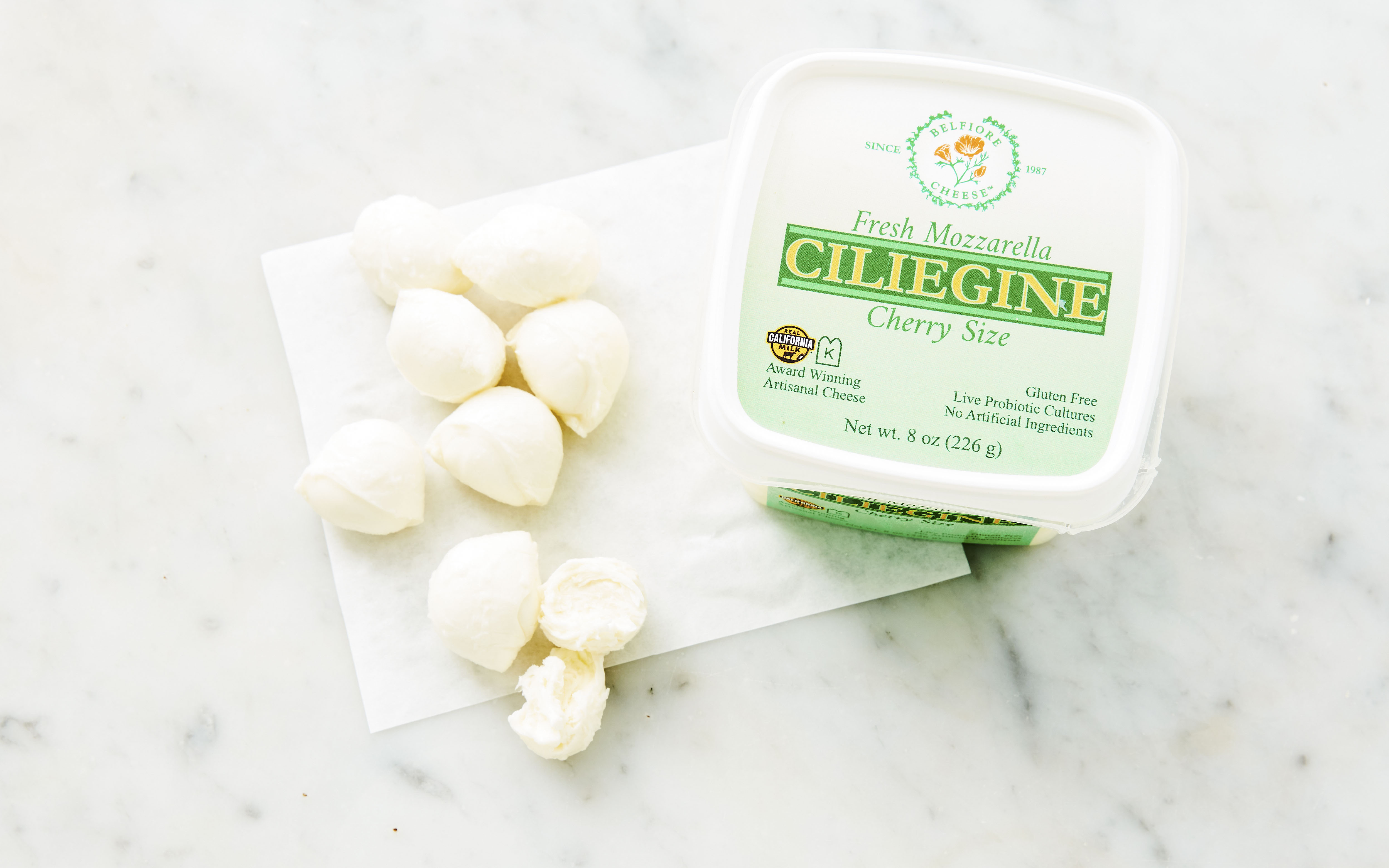 Ciliegine Mozzarella | 8 oz | Belfiore | Good Eggs