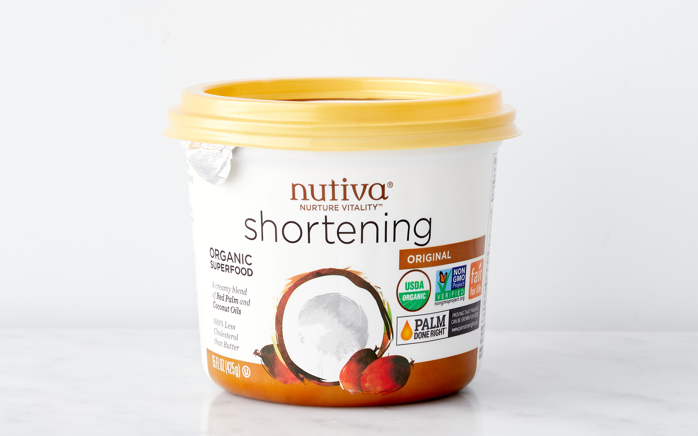 Organic Vegan Shortening | 15 oz | Nutiva | Good Eggs