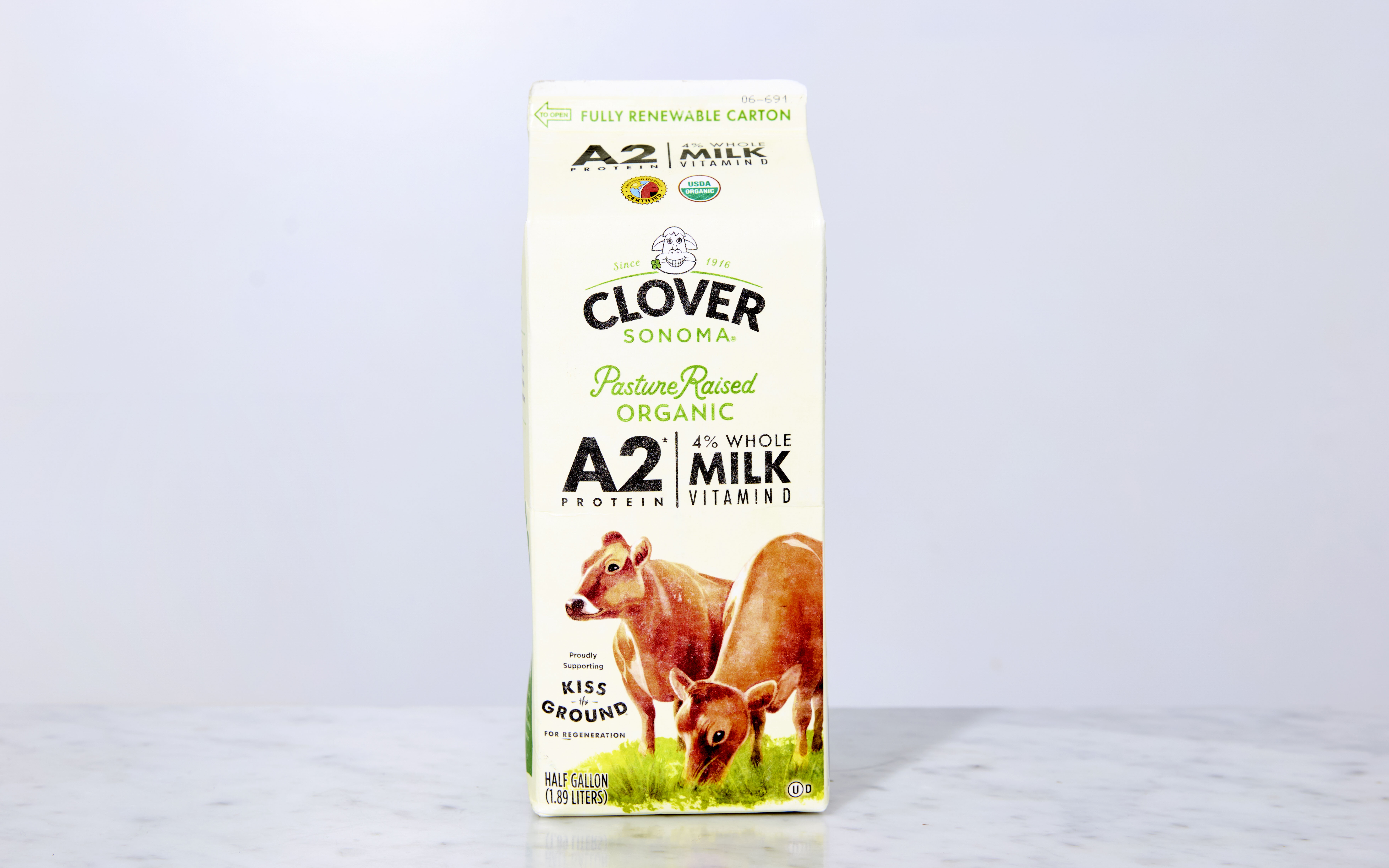 Organic A2 Whole Milk | 64 fl oz | Clover Sonoma | Good Eggs
