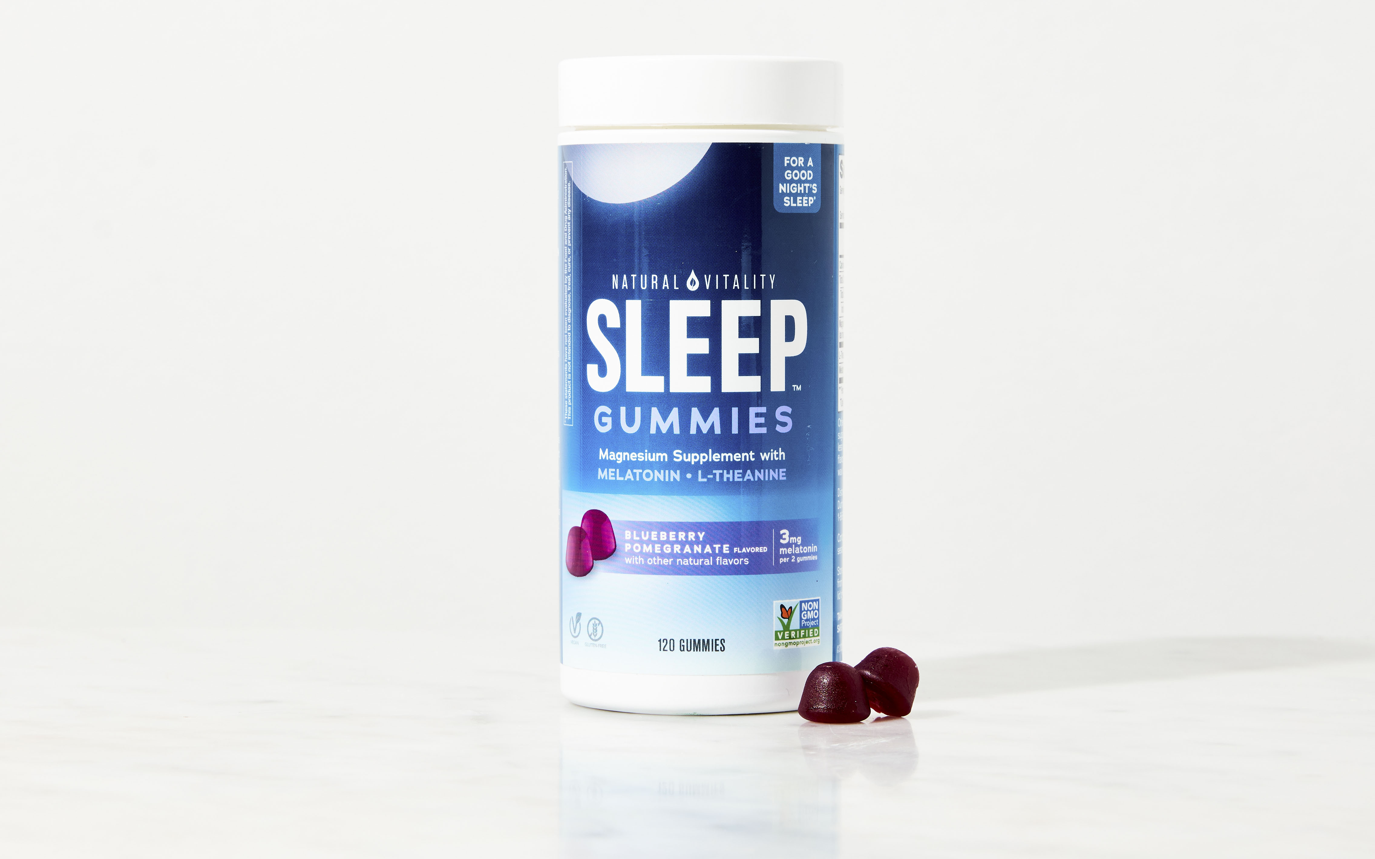 CALM Blueberry Pomegranate Magnesium Citrate Gummies for Sleep | 120 ...