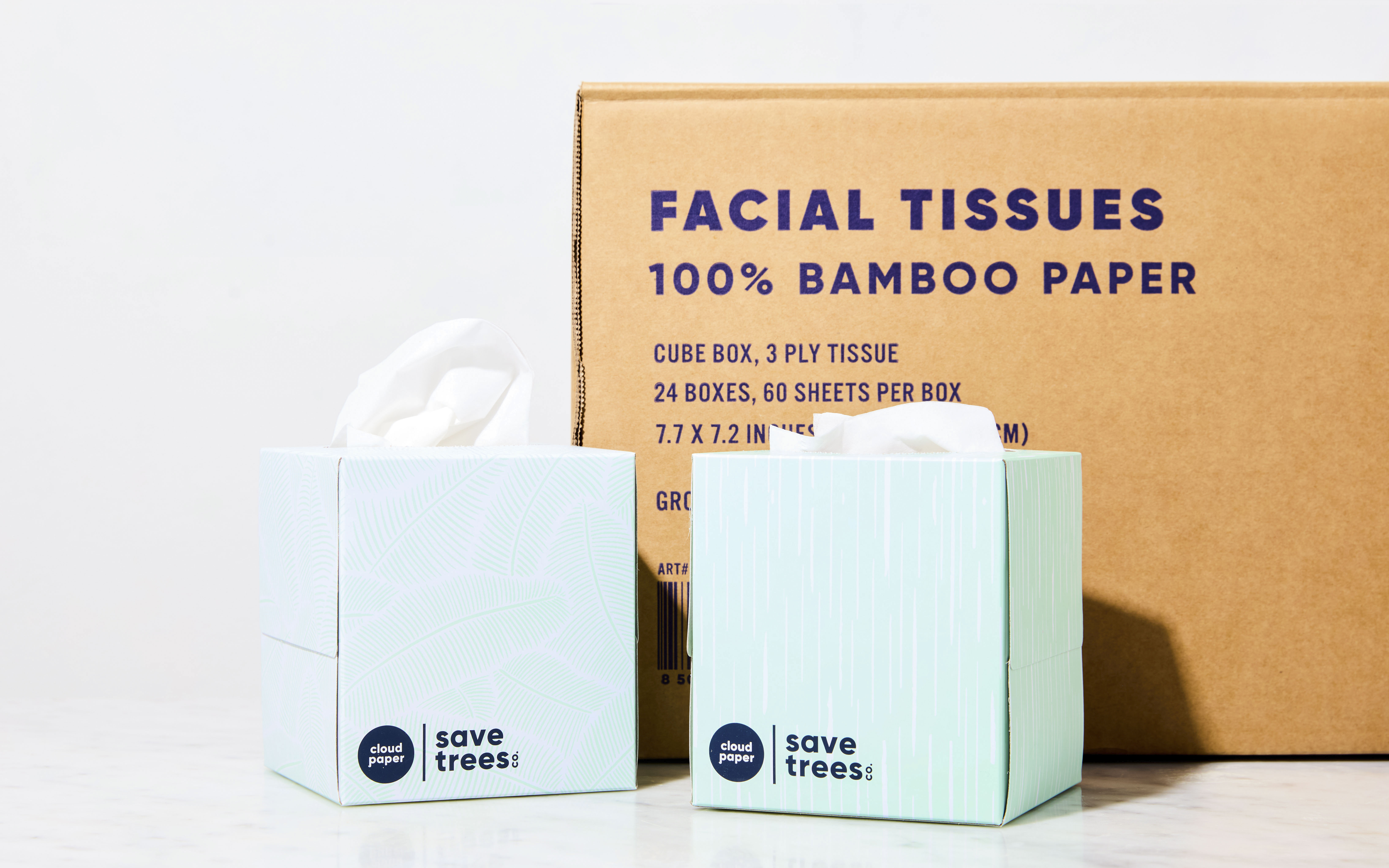 Bamboo Tissue 24 pack | 0.5 lb | Cloud Paper | Good Eggs
