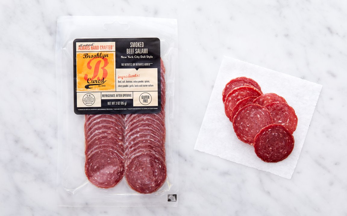 Smoked Beef Salami | 3 oz | Brooklyn Cured | Good Eggs