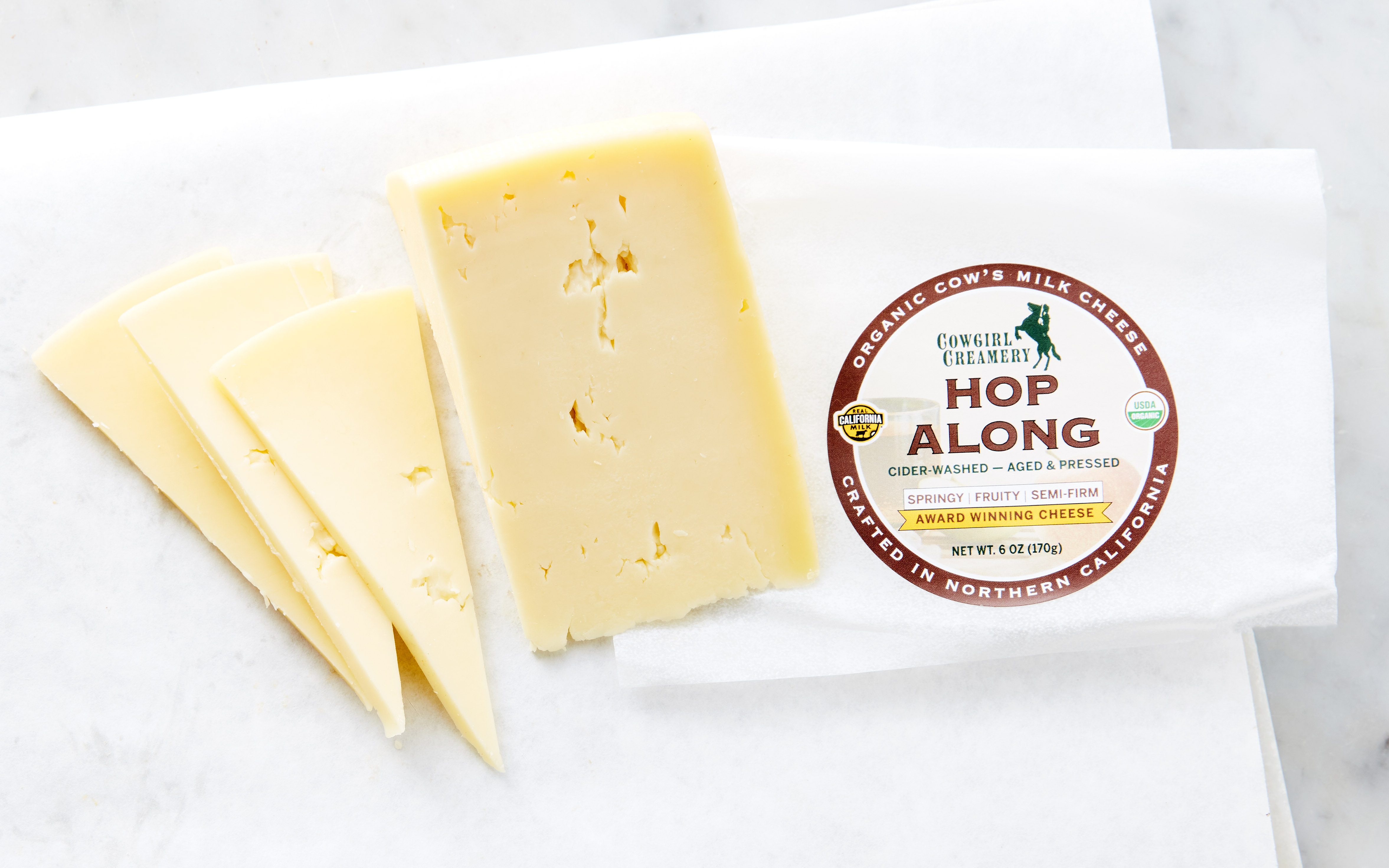 Organic Hop Along Cheese | 6 oz | Cowgirl Creamery | Good Eggs
