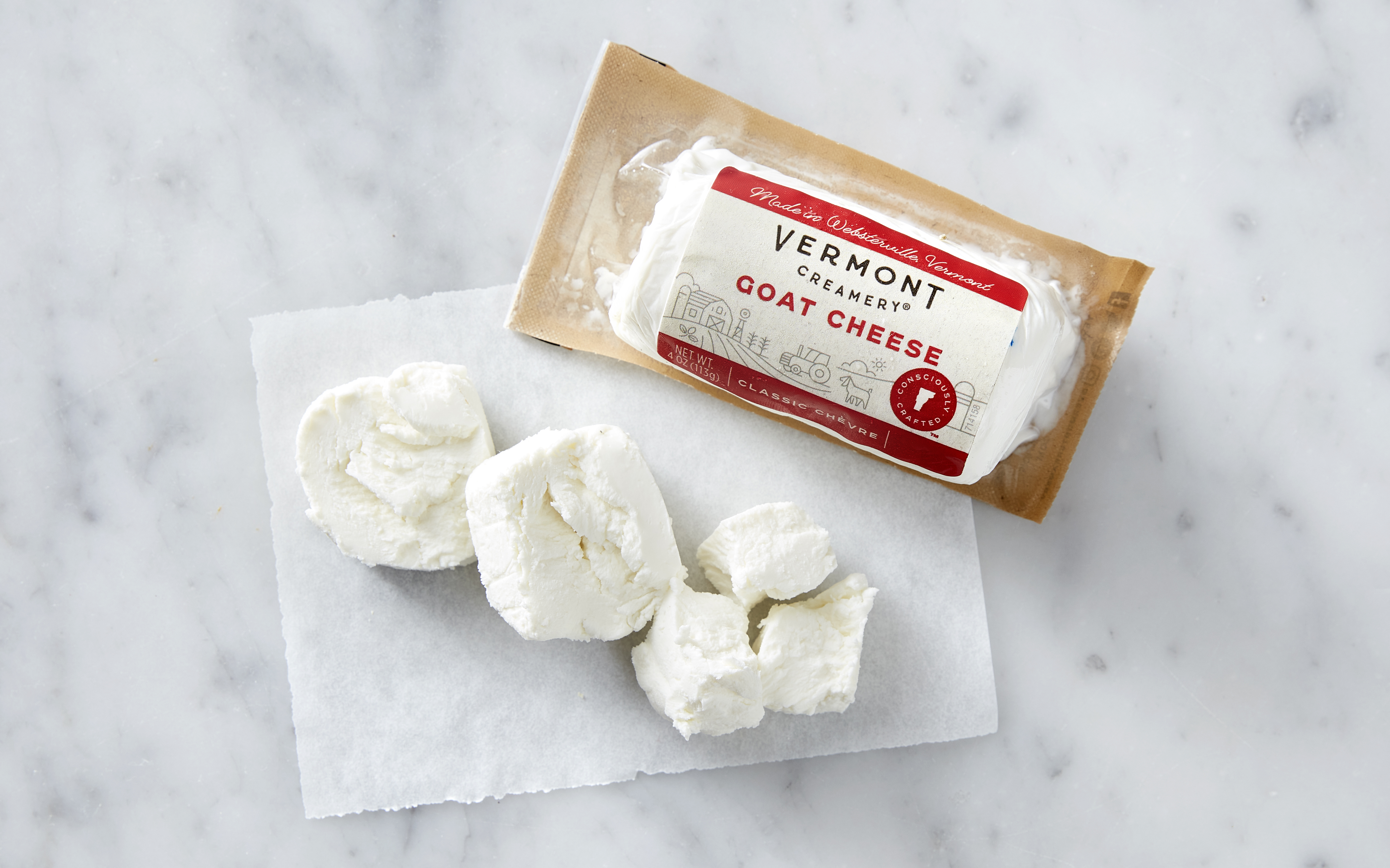 Chevre Plain Goat Log | 4 oz | Vermont Creamery | Good Eggs