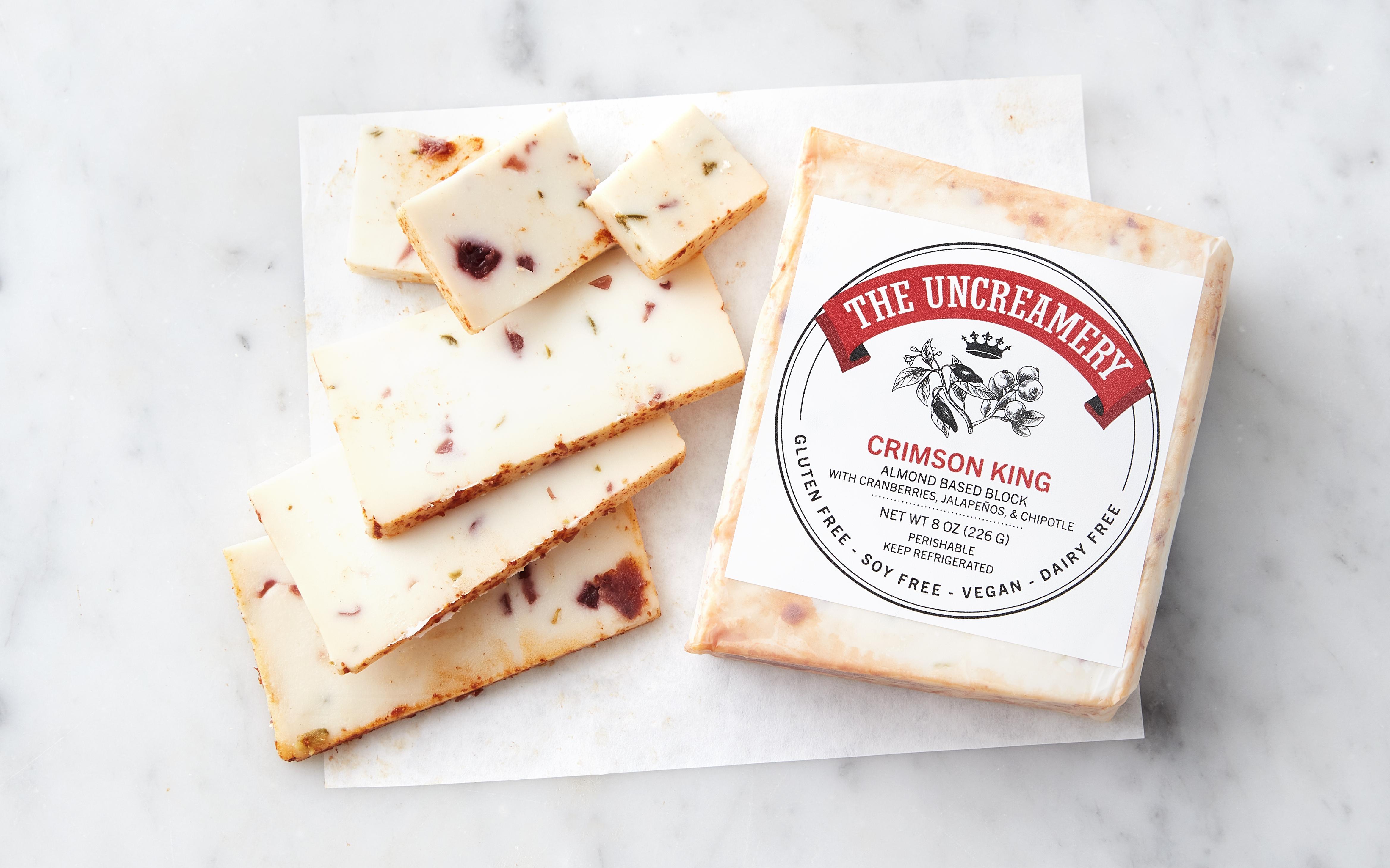Crimson King Vegan Cheese | 8 oz | The Uncreamery | Good Eggs