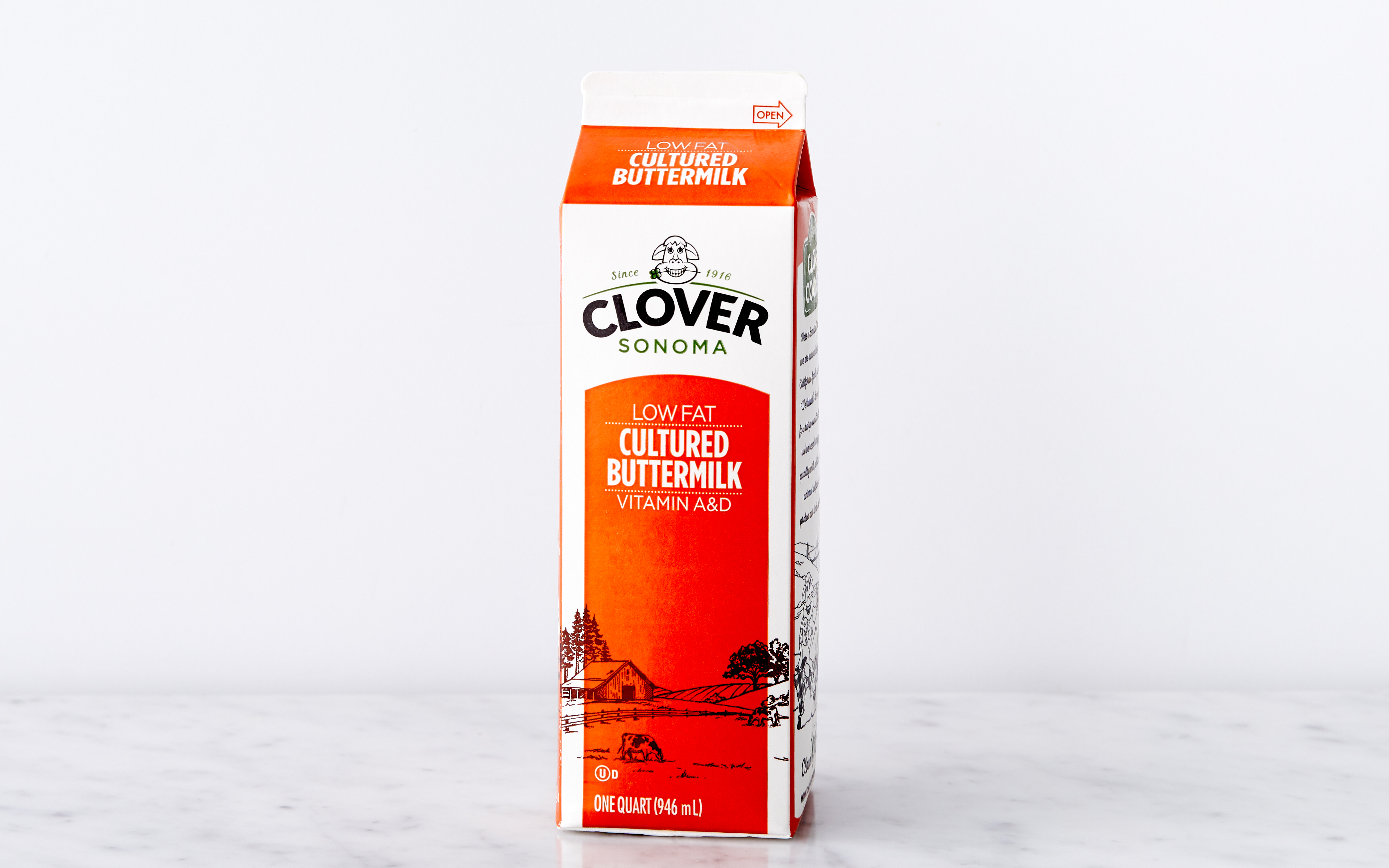 Grade A Cultured Low Fat Buttermilk | 1 quart | Clover Sonoma | Good Eggs