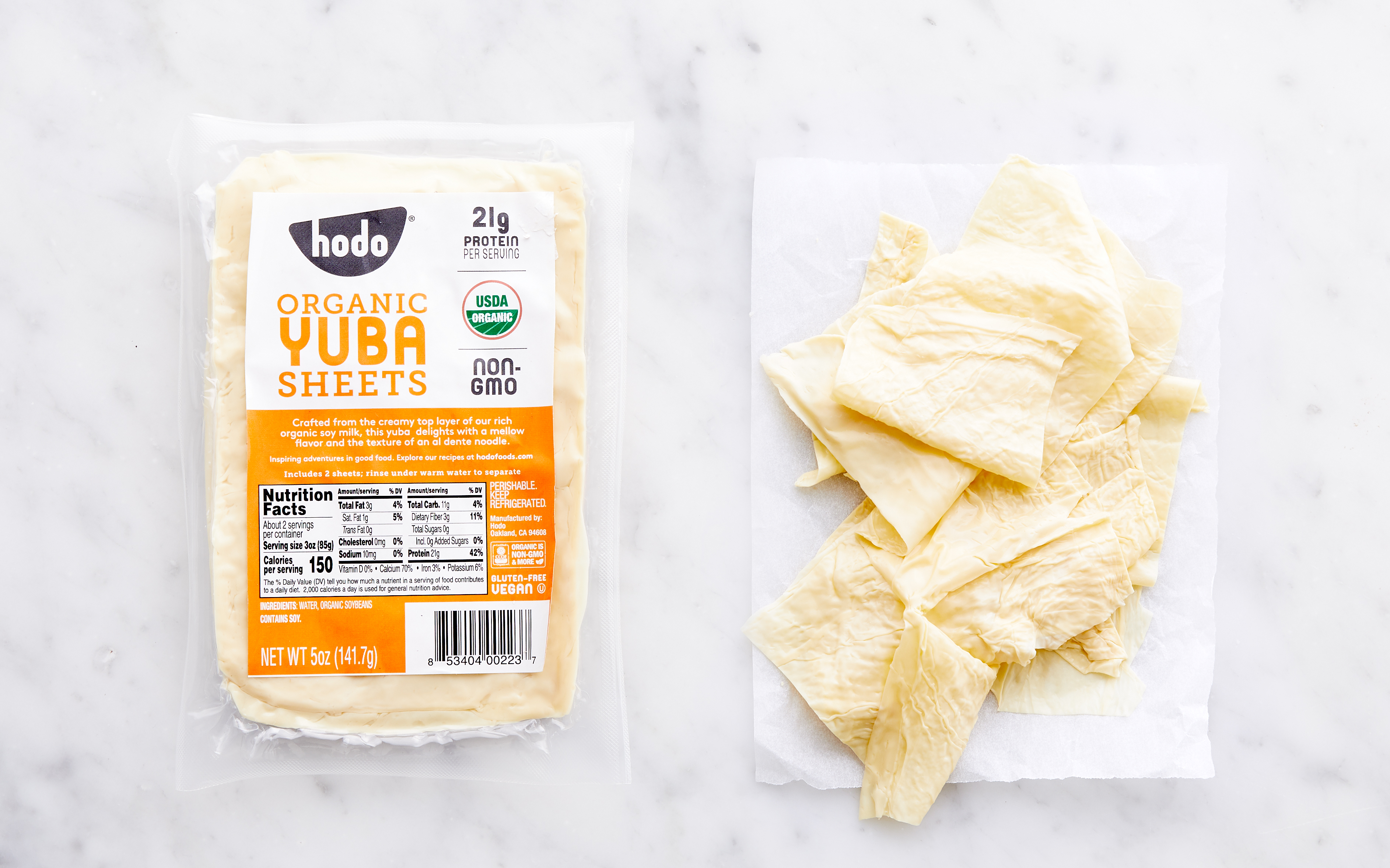 Organic Hodo Fresh Handmade Yuba | 5 oz | Hodo | Good Eggs