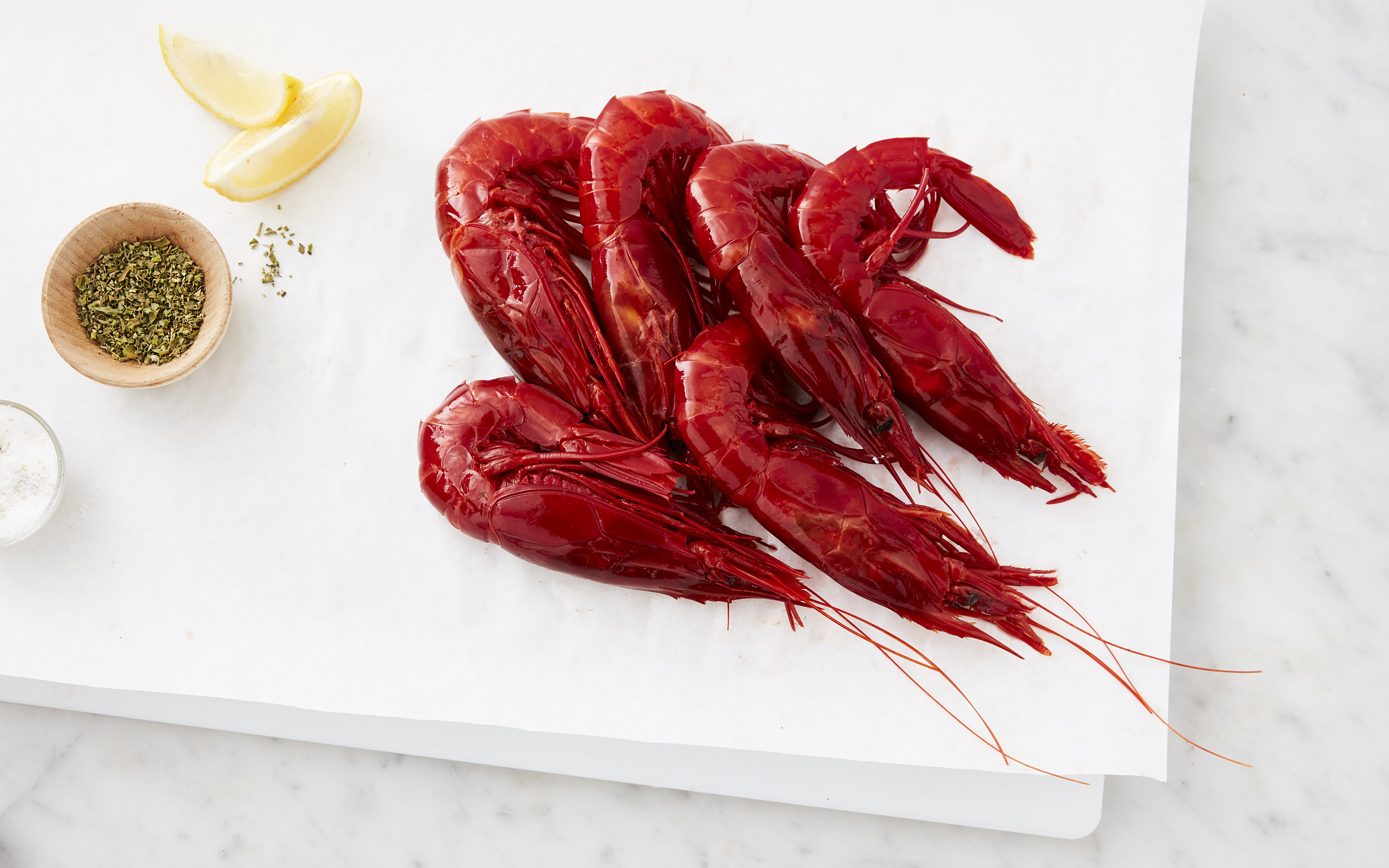Spanish Red Shrimp (Carabineros) | 1 lb | Four Star Seafood ...