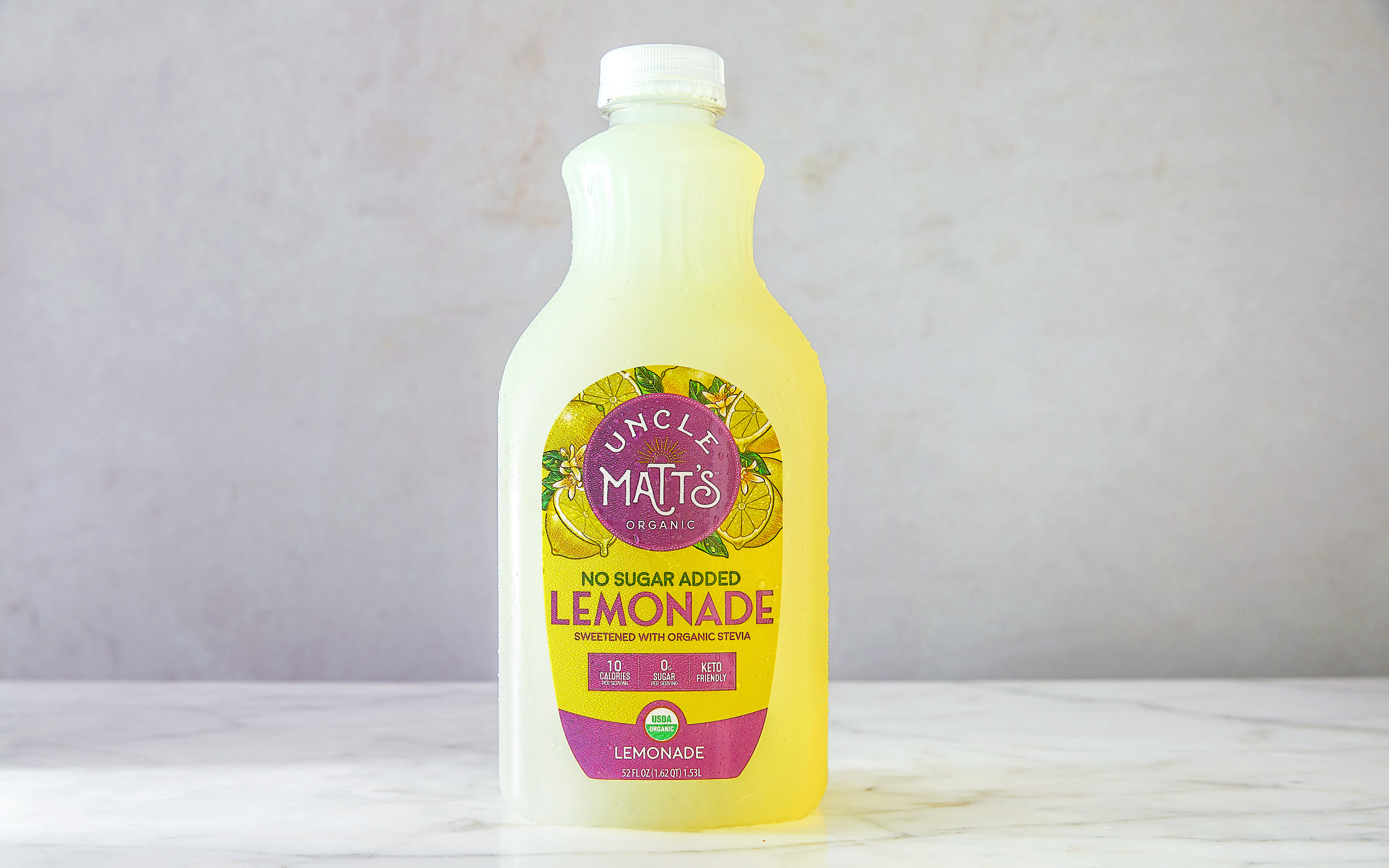 Organic No Sugar Added Lemonade | 52 fl oz | Uncle Matt's Organic | Good Eggs
