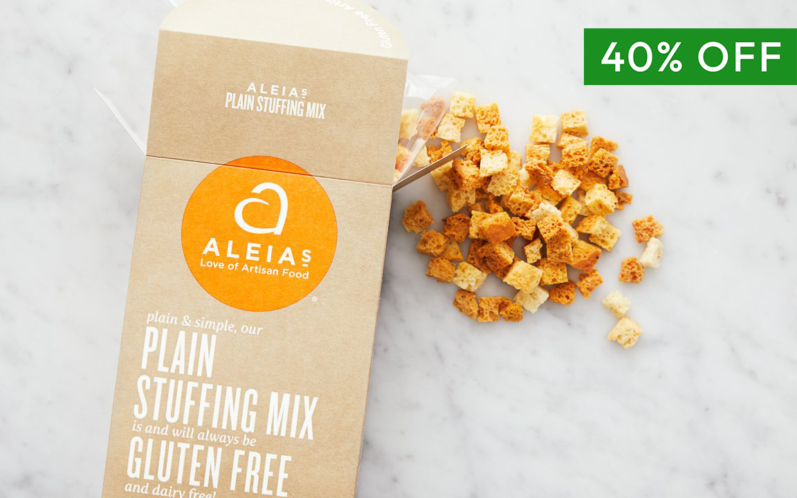 Gluten-Free Plain Stuffing Mix | 10 oz | Aleia's Gluten Free Foods ...