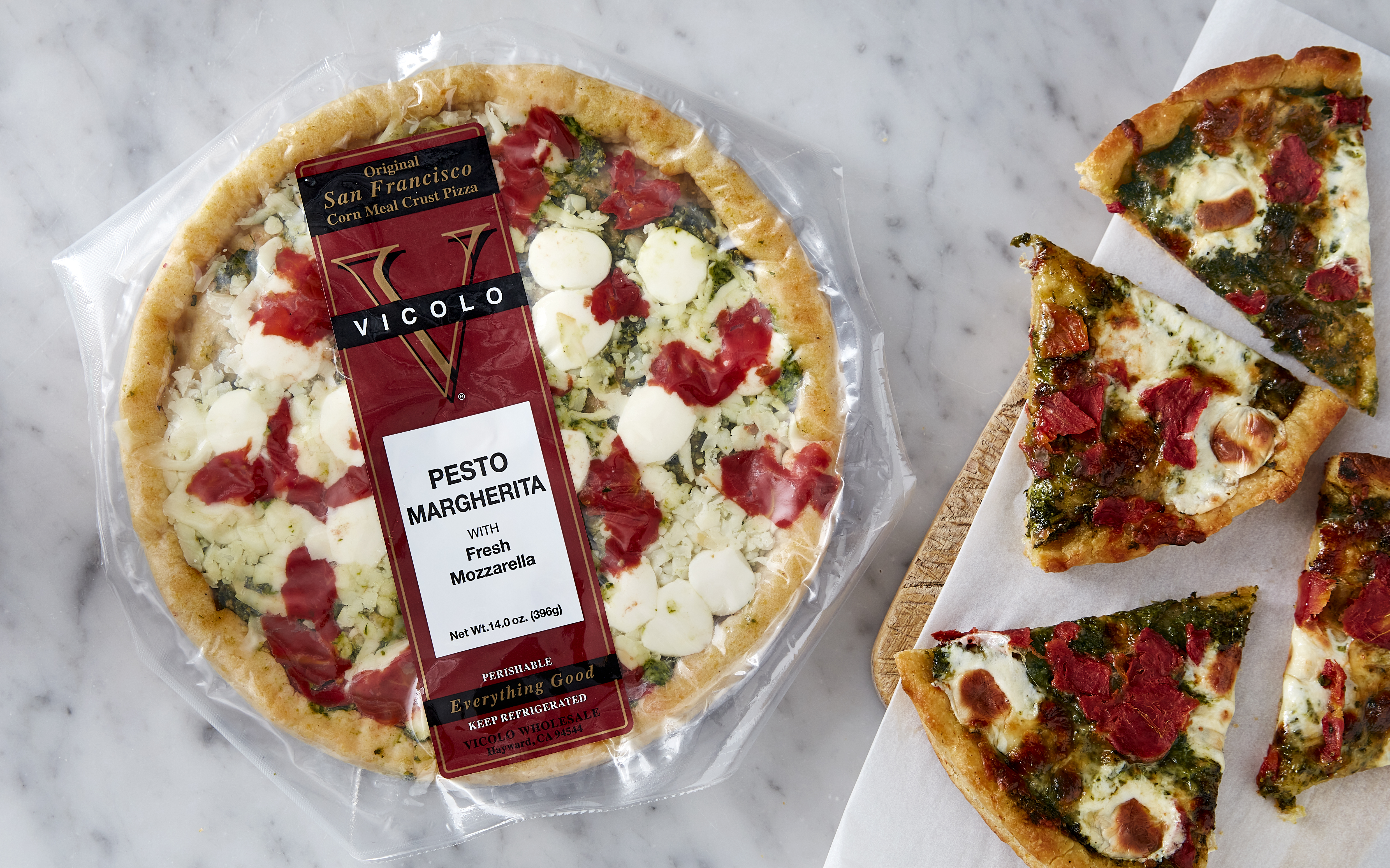 Pesto Margherita Pizza | 1 count | Vicolo Pizza | Good Eggs