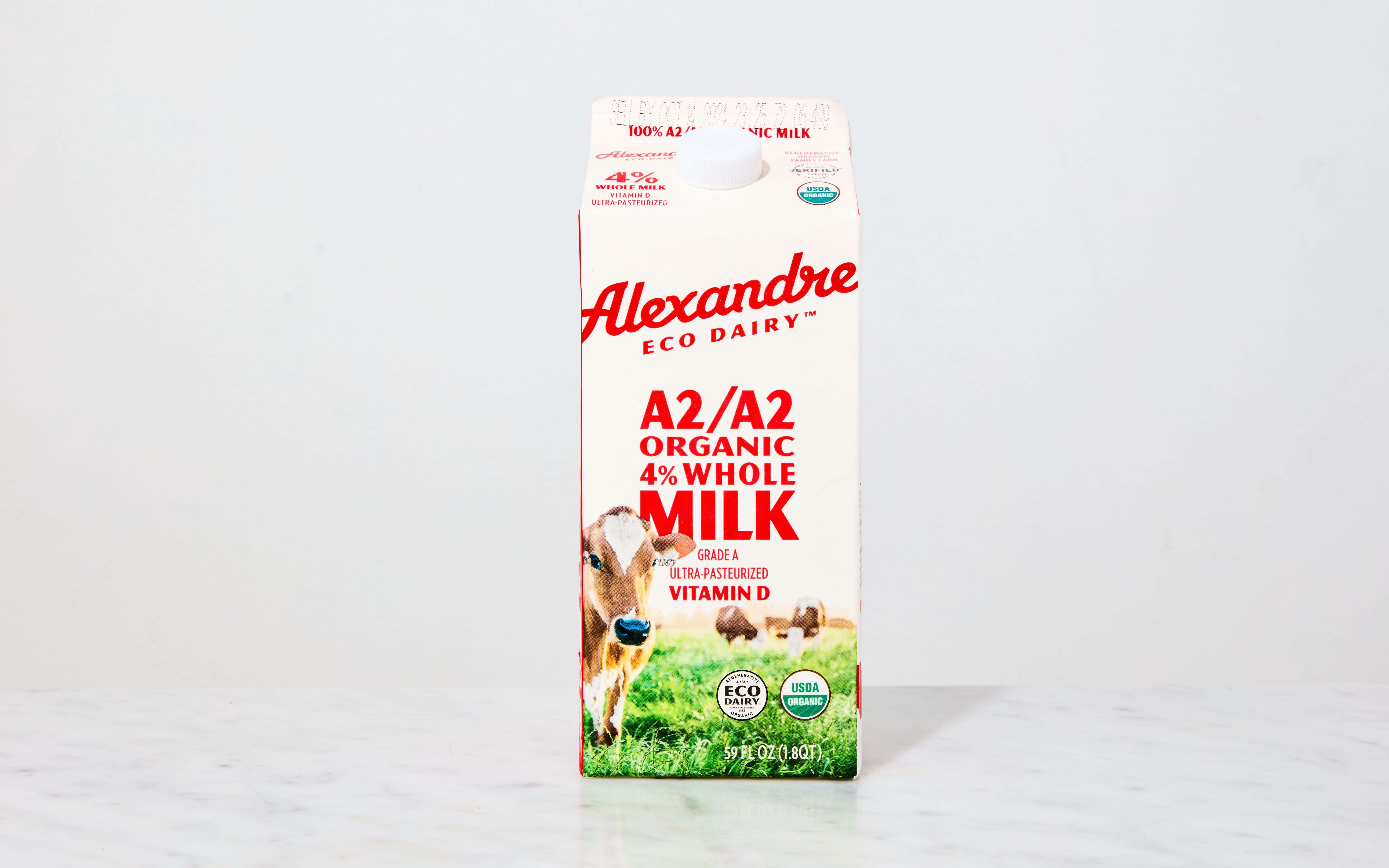 Organic Regenerative A2/A2 4% Whole Milk | 59 fl oz | Alexandre Family ...