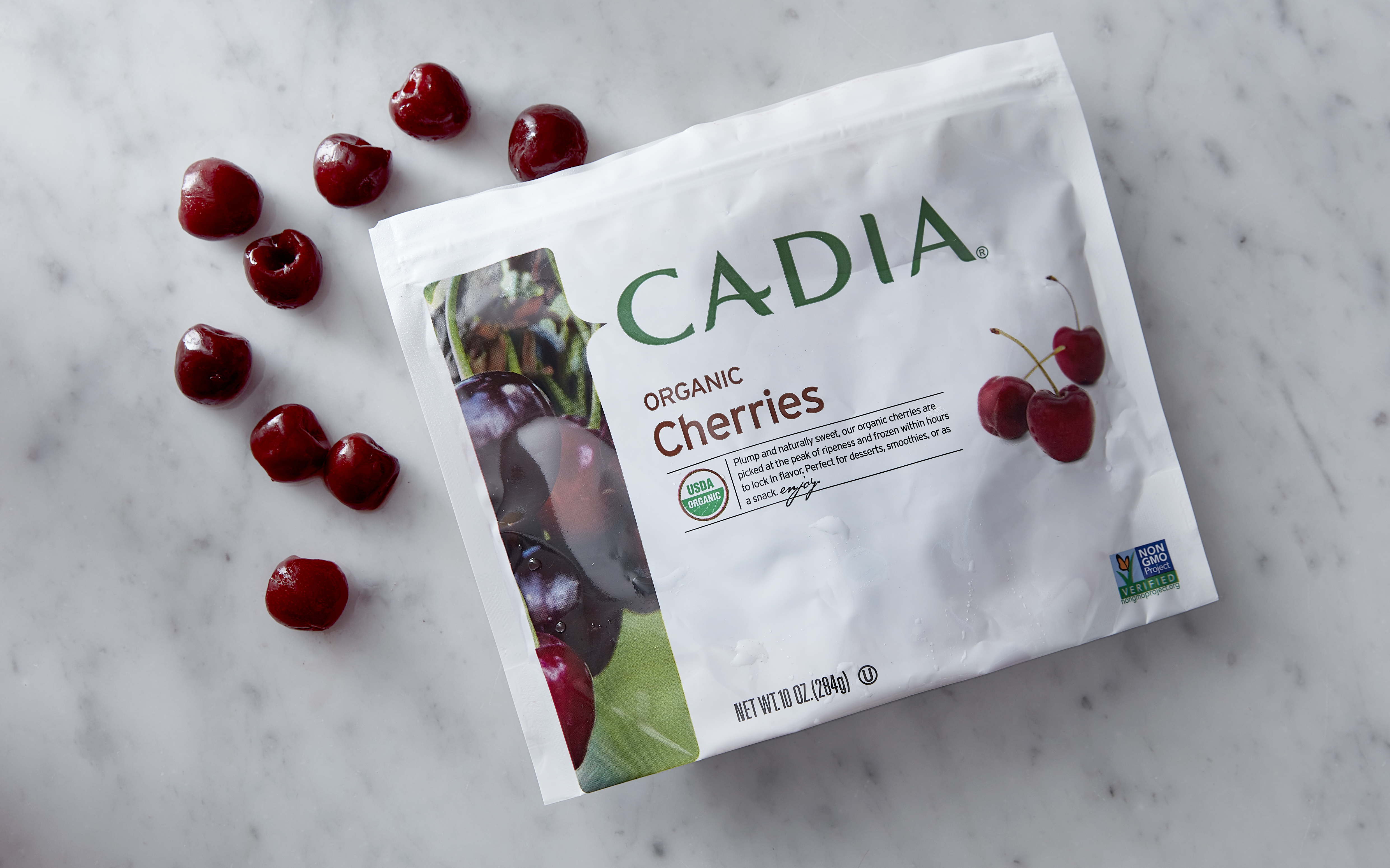 Organic Frozen Cherries | 10 oz | Cadia | Good Eggs