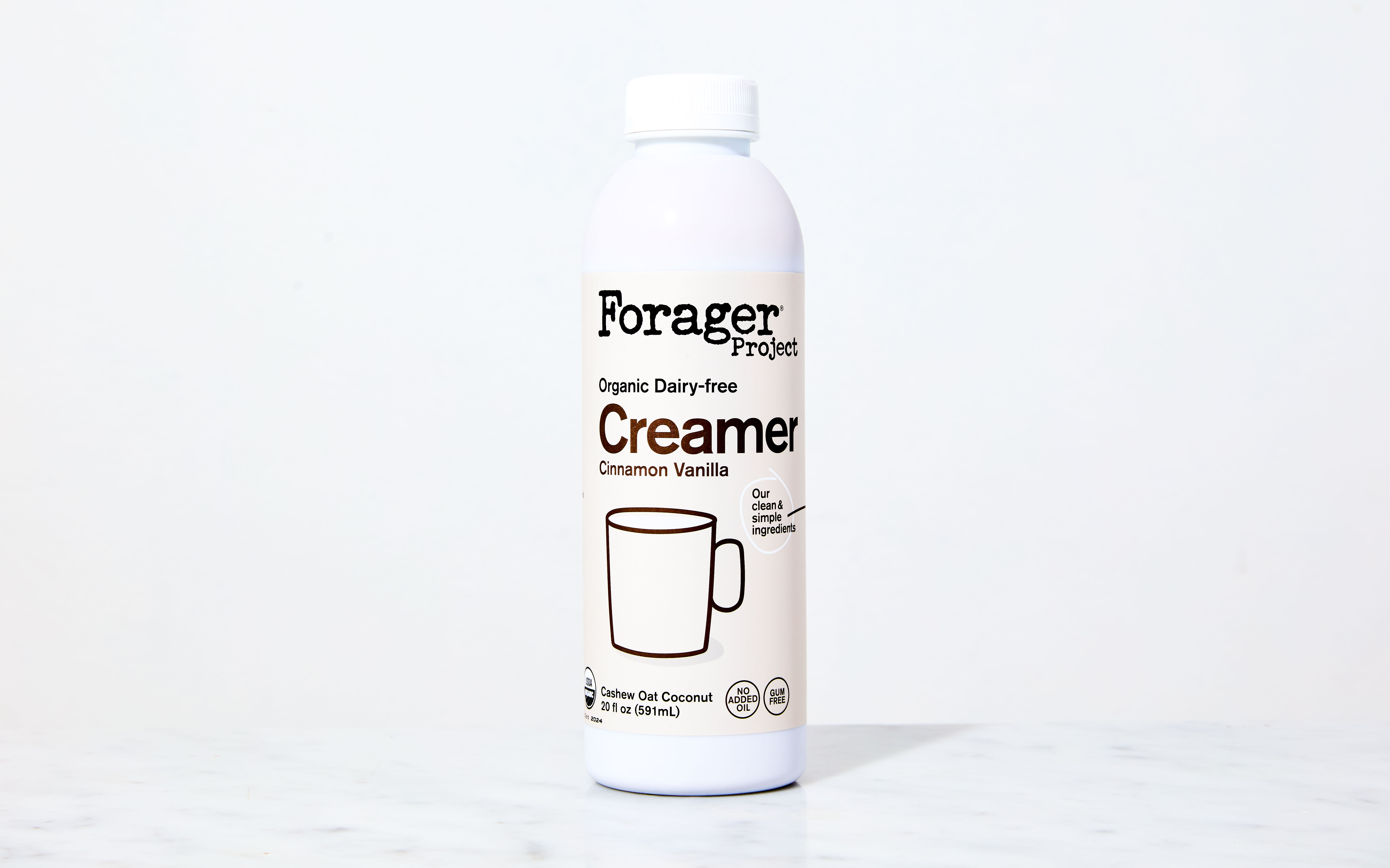 Organic Dairy-Free Cinnamon Vanilla Creamer | 20 fl oz | Forager ...