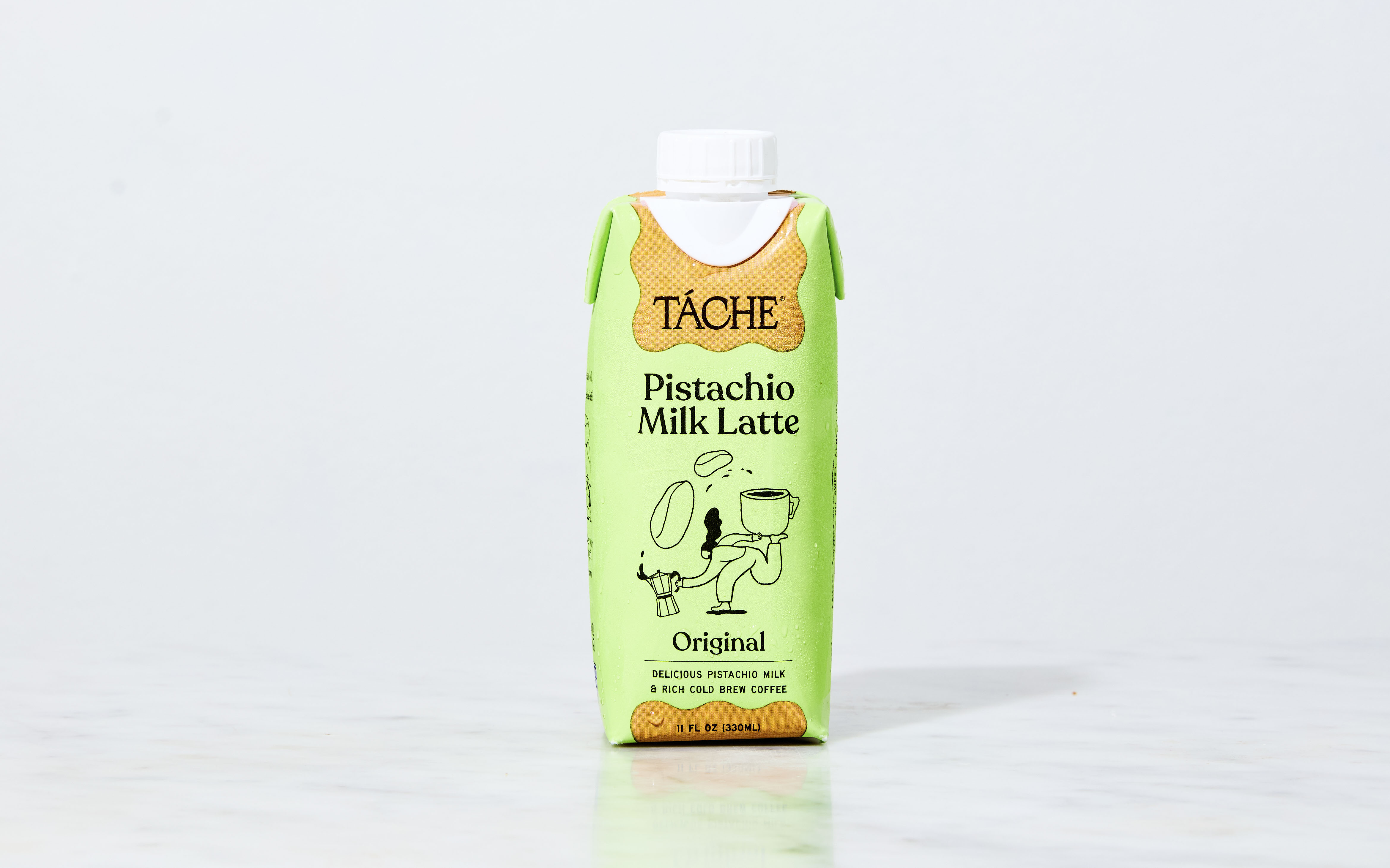 Pistachio Milk Latte | 11 fl oz | Táche | Good Eggs