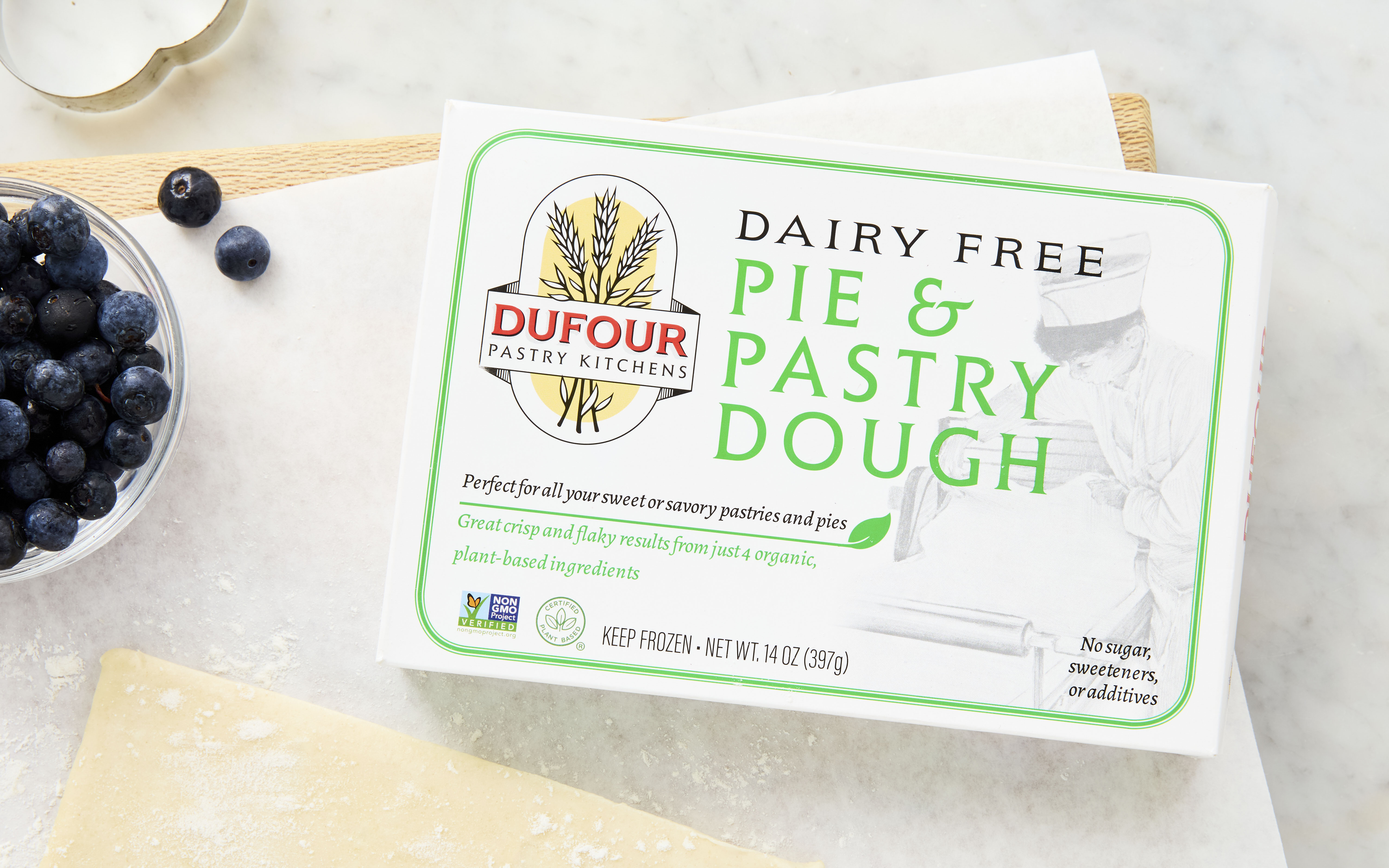 Dairy-Free Pastry Dough | 14 oz | Dufour Pastry Kitchens | Good Eggs