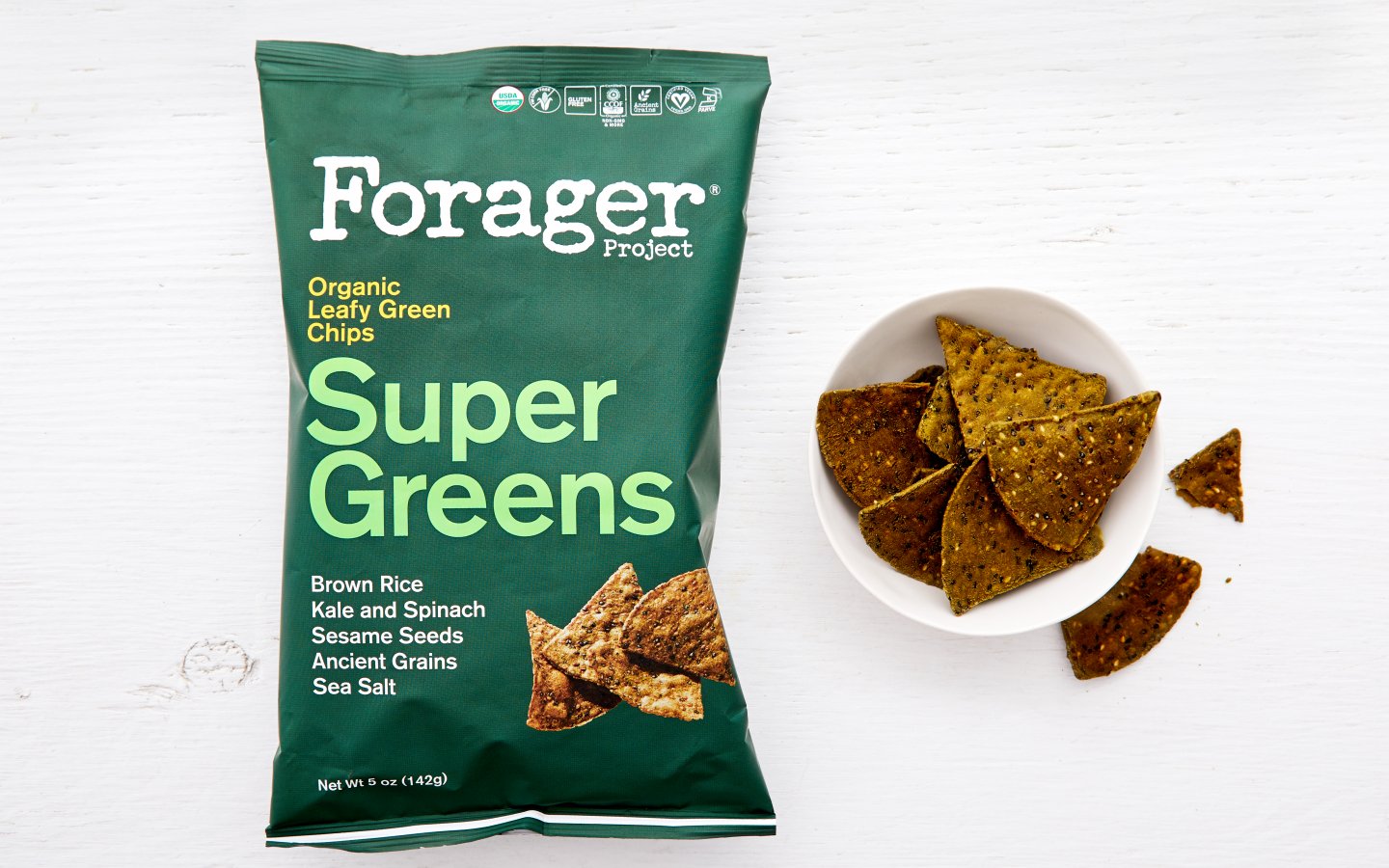 Organic Vegetable Chips | 5 oz | Forager Project | Good Eggs