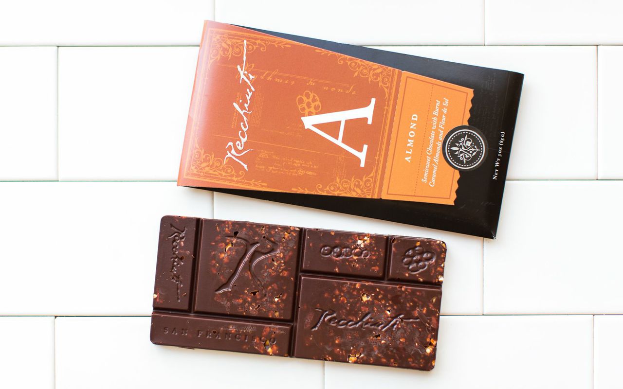 Almond Chocolate Bar | 3 oz | Recchiuti Confections | Good Eggs