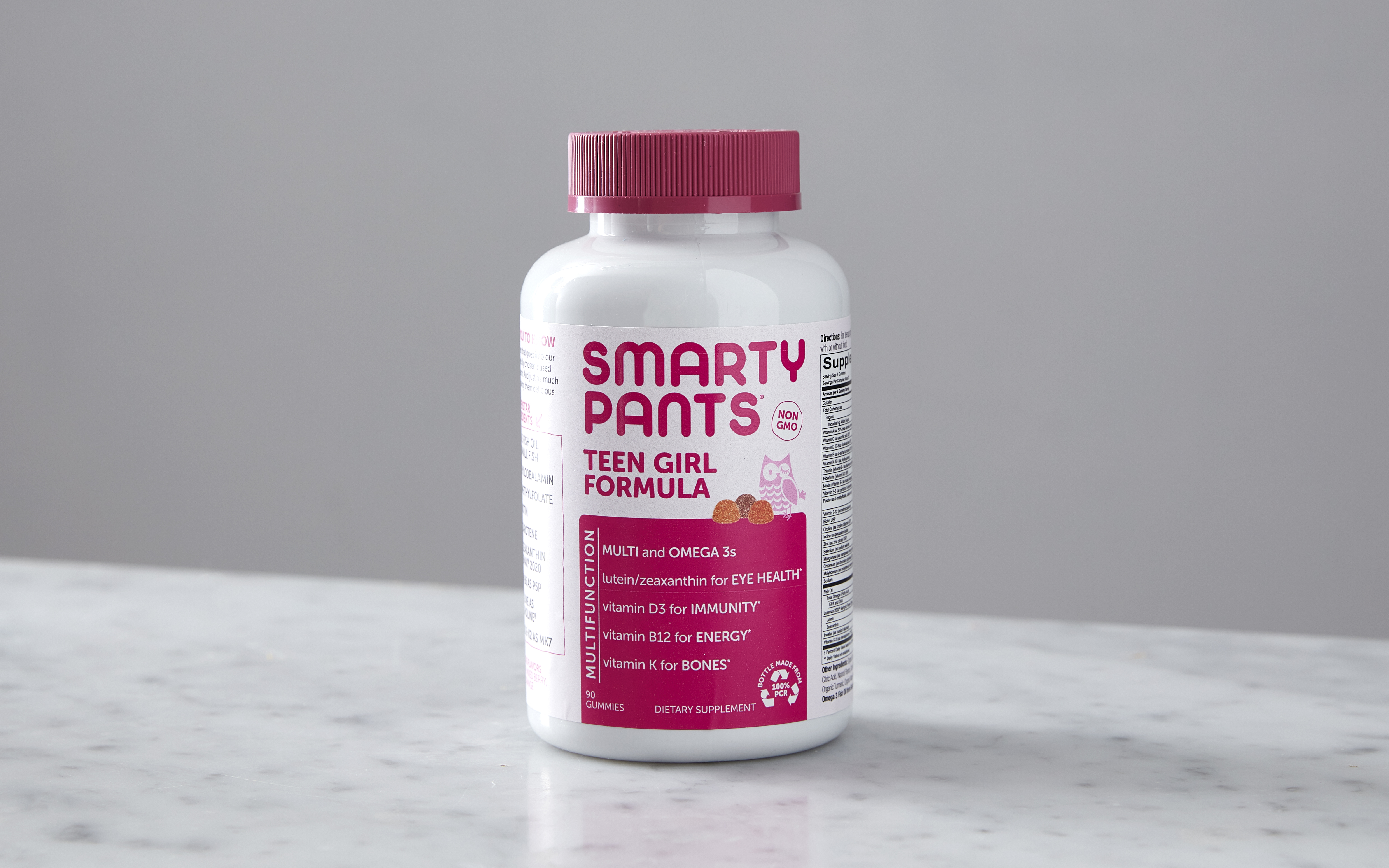 Teen Girl Formula Gummy Vitamins | 90 count | SmartyPants Vitamins ...