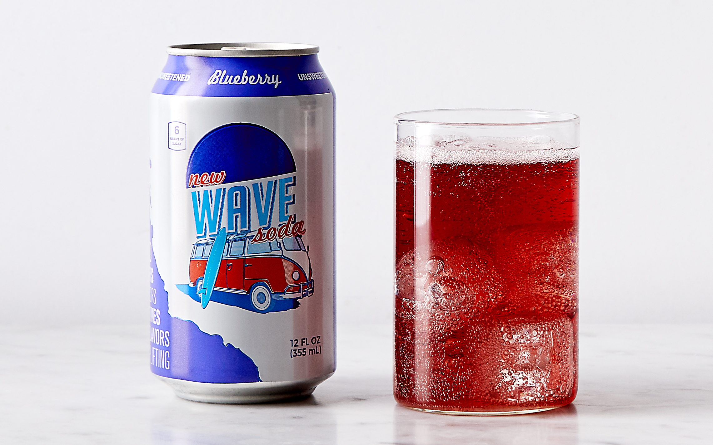 Blueberry Soda | 1 count | Wave Soda | Good Eggs