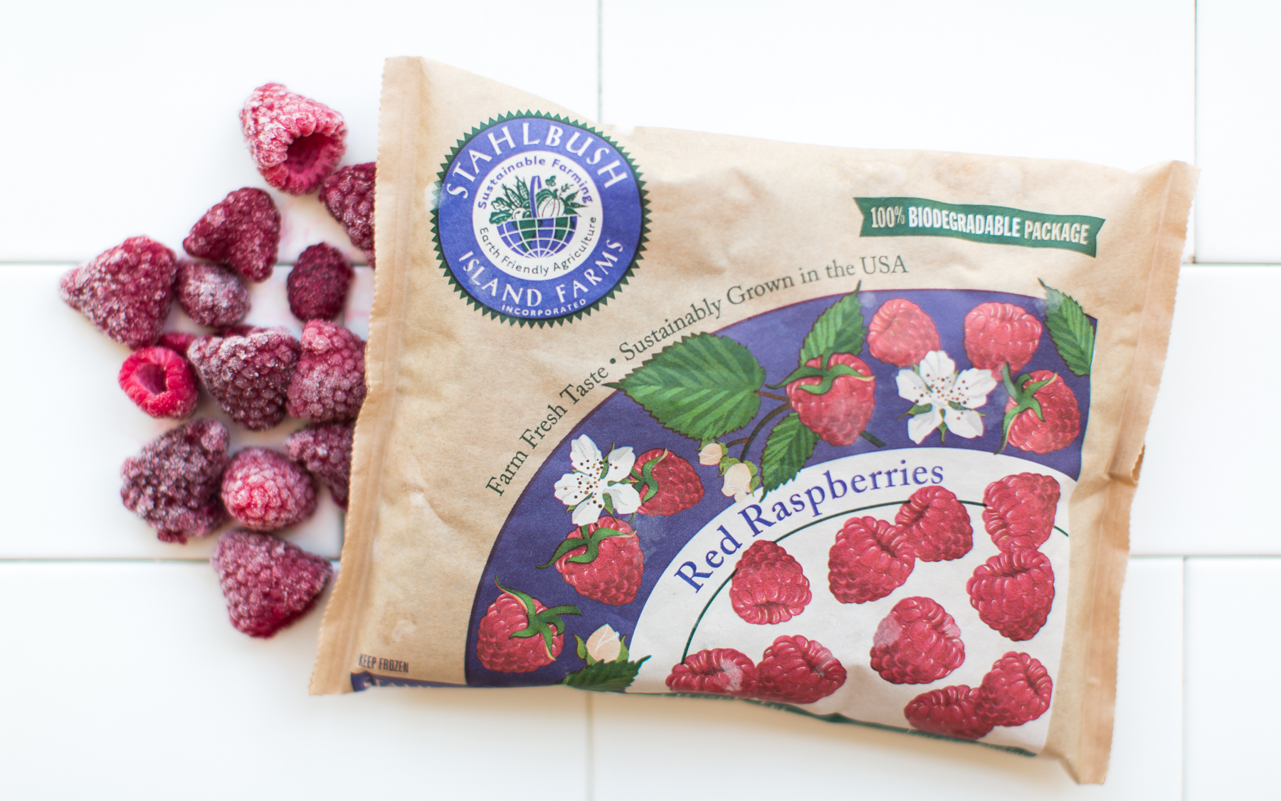 Frozen Raspberries | 10 oz | Stahlbush Island Farms | Good Eggs