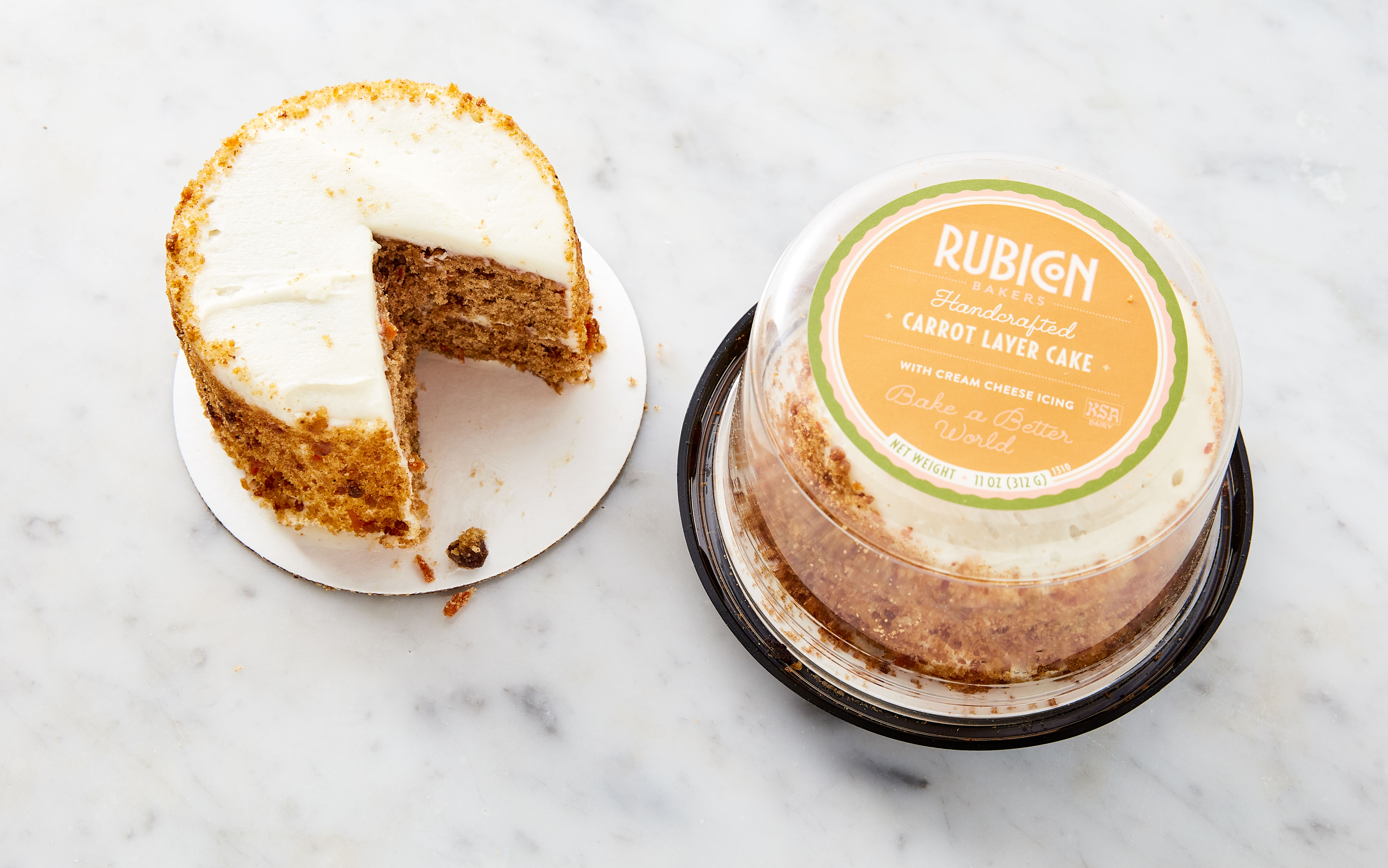 Carrot Layer Cake with Cream Cheese Icing | 4 inch | Rubicon Bakers ...