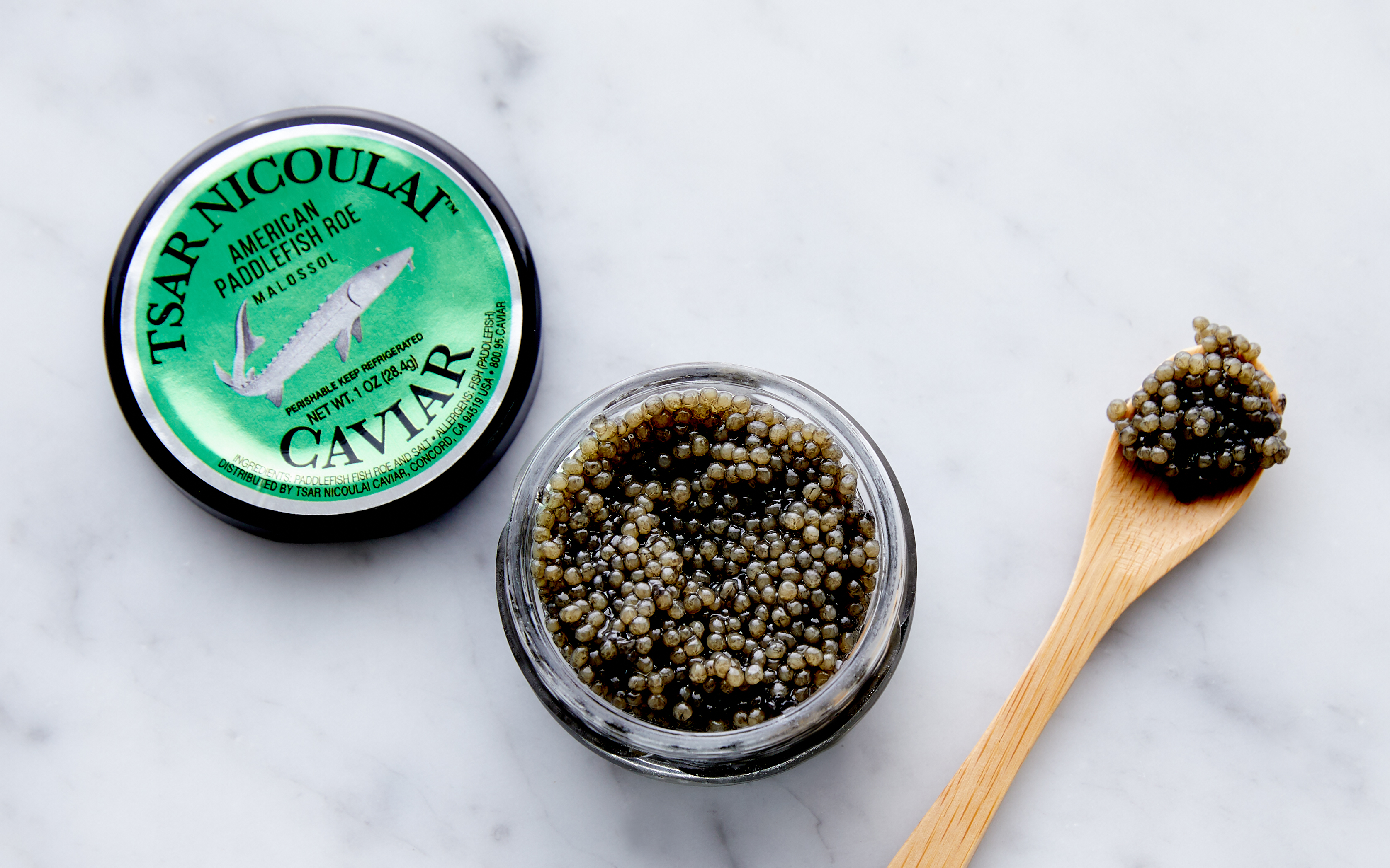 American Paddlefish Sturgeon Roe | 1 oz | Tsar Nicoulai | Good Eggs