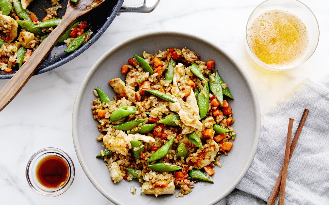 Chicken Fried Rice with Sugar Snaps & Carrots Kit | 3 servings | Good ...