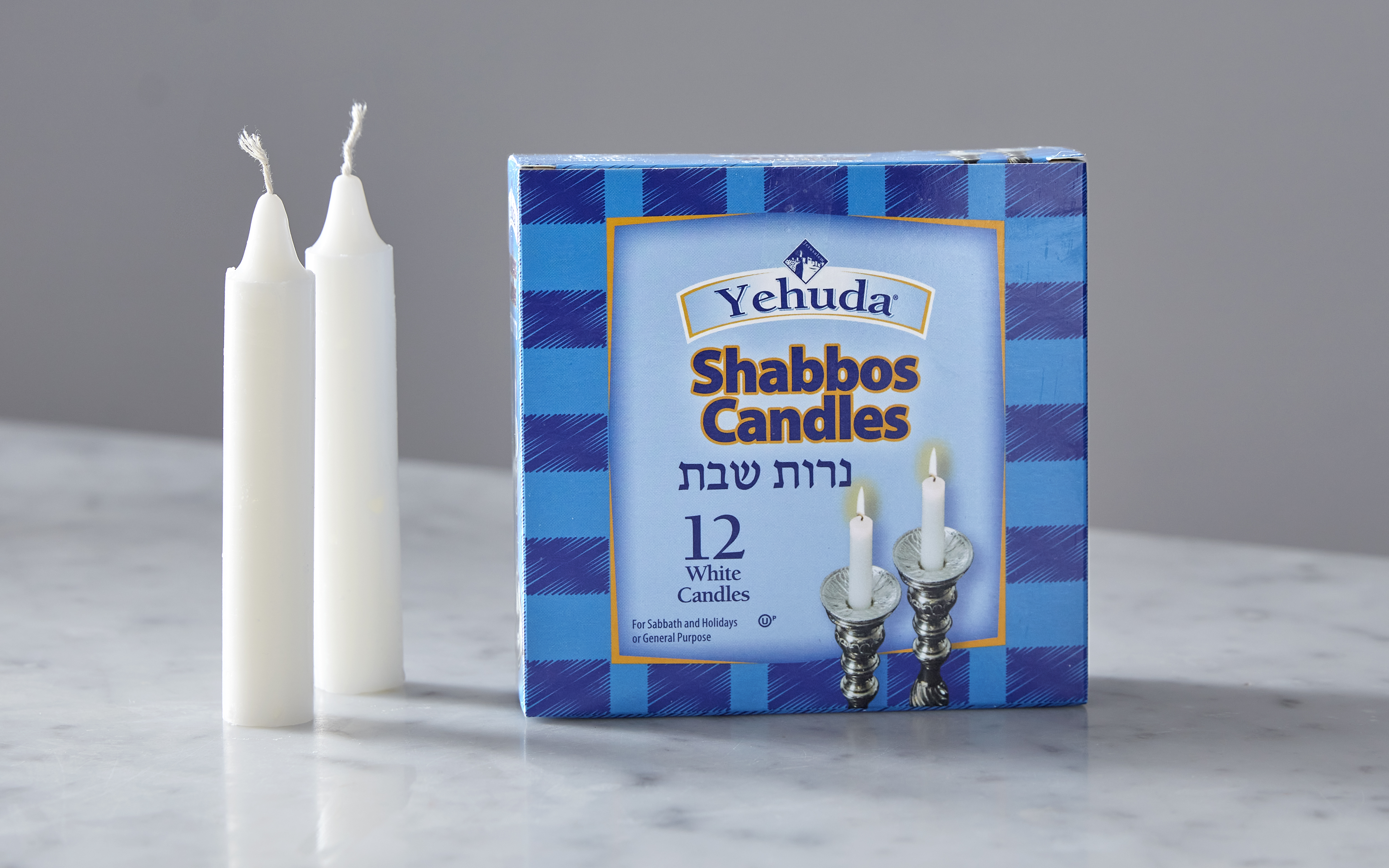 Shabbat Candle | 12 count | Yehuda Matzos | Good Eggs