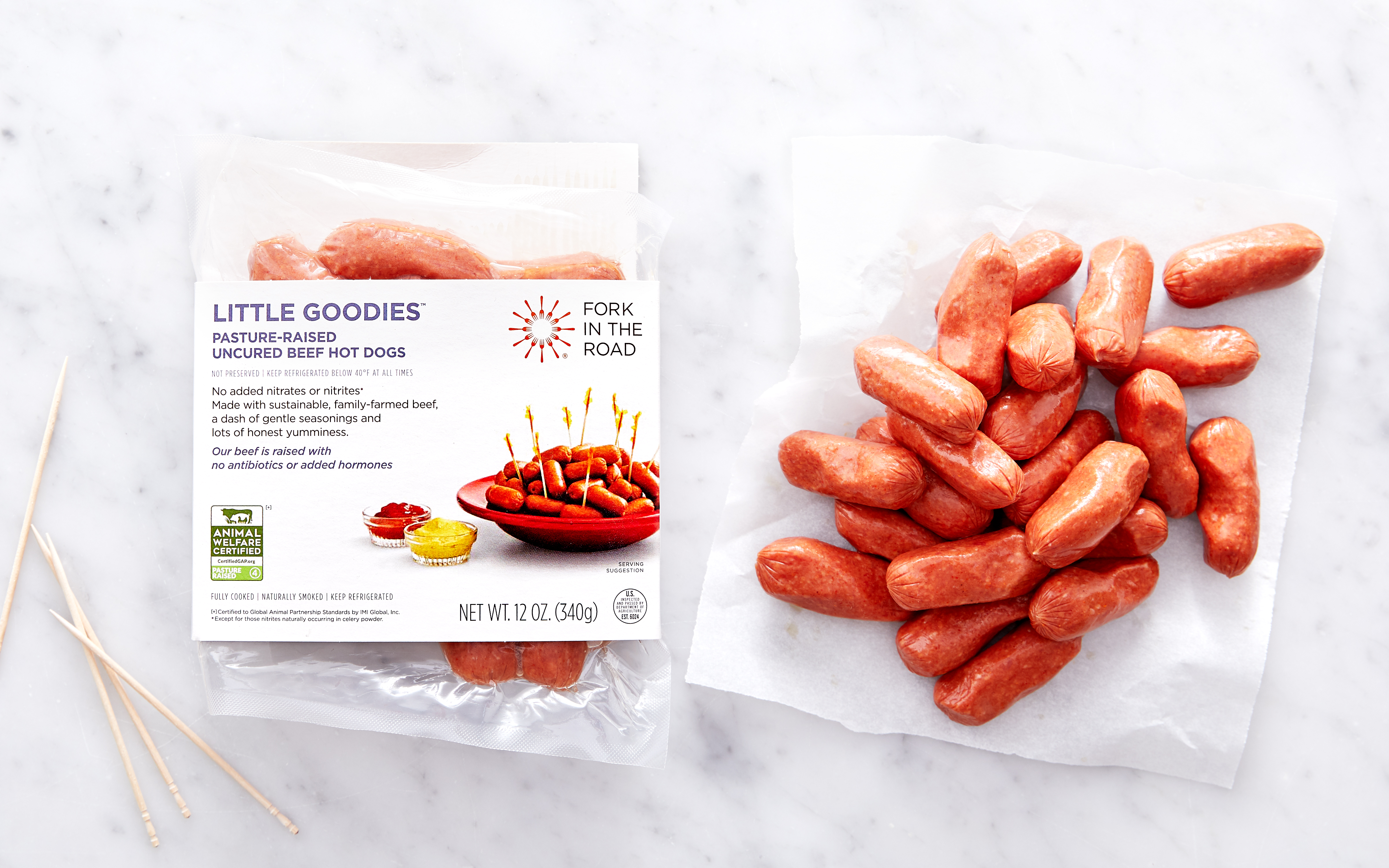 Pasture-Raised Uncured Beef Hot Dog Minis | 12 oz | True Story Foods ...