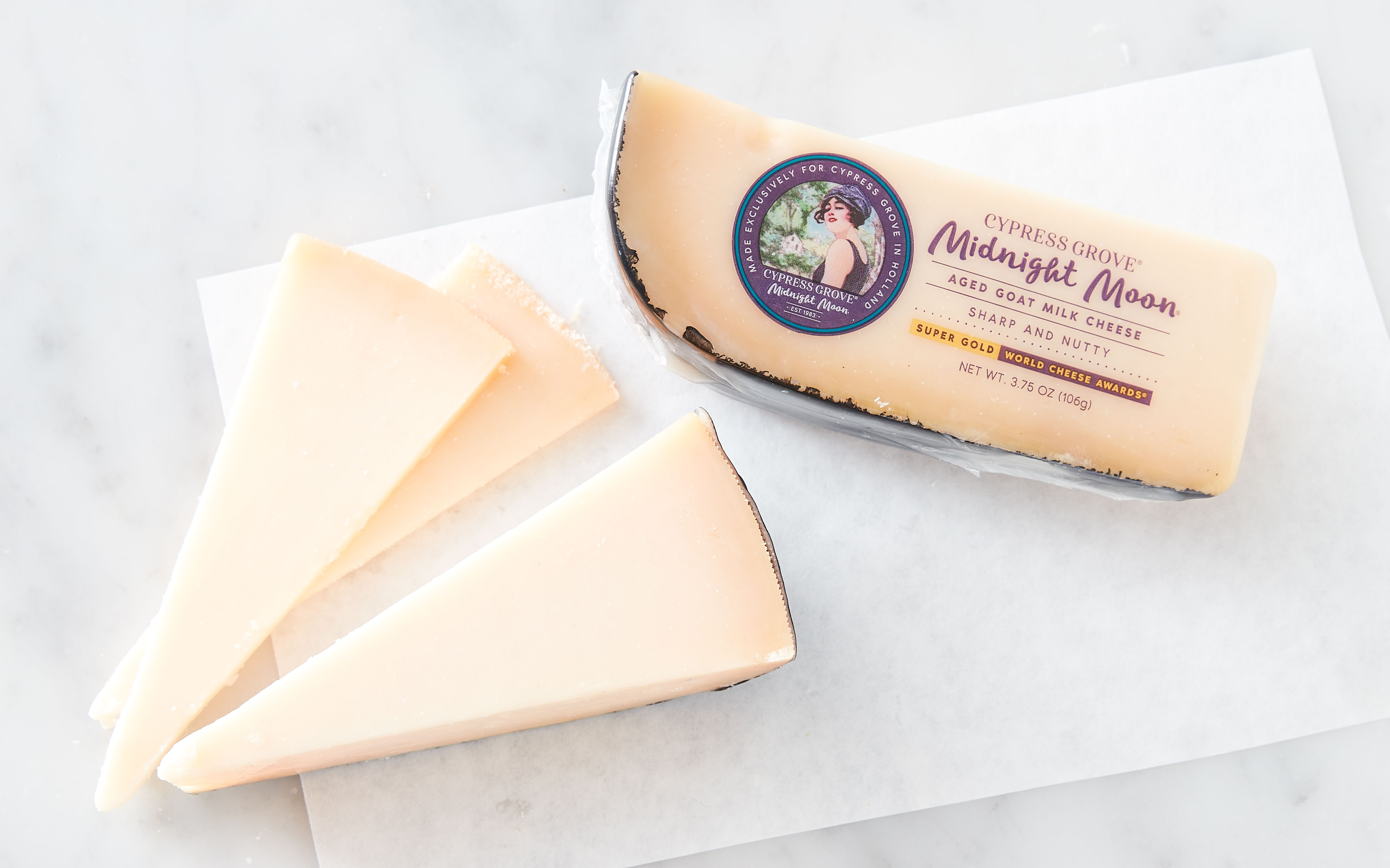 Midnight Moon Aged Goat Milk Cheese | 3.75 oz | Cypress Grove Chevre ...