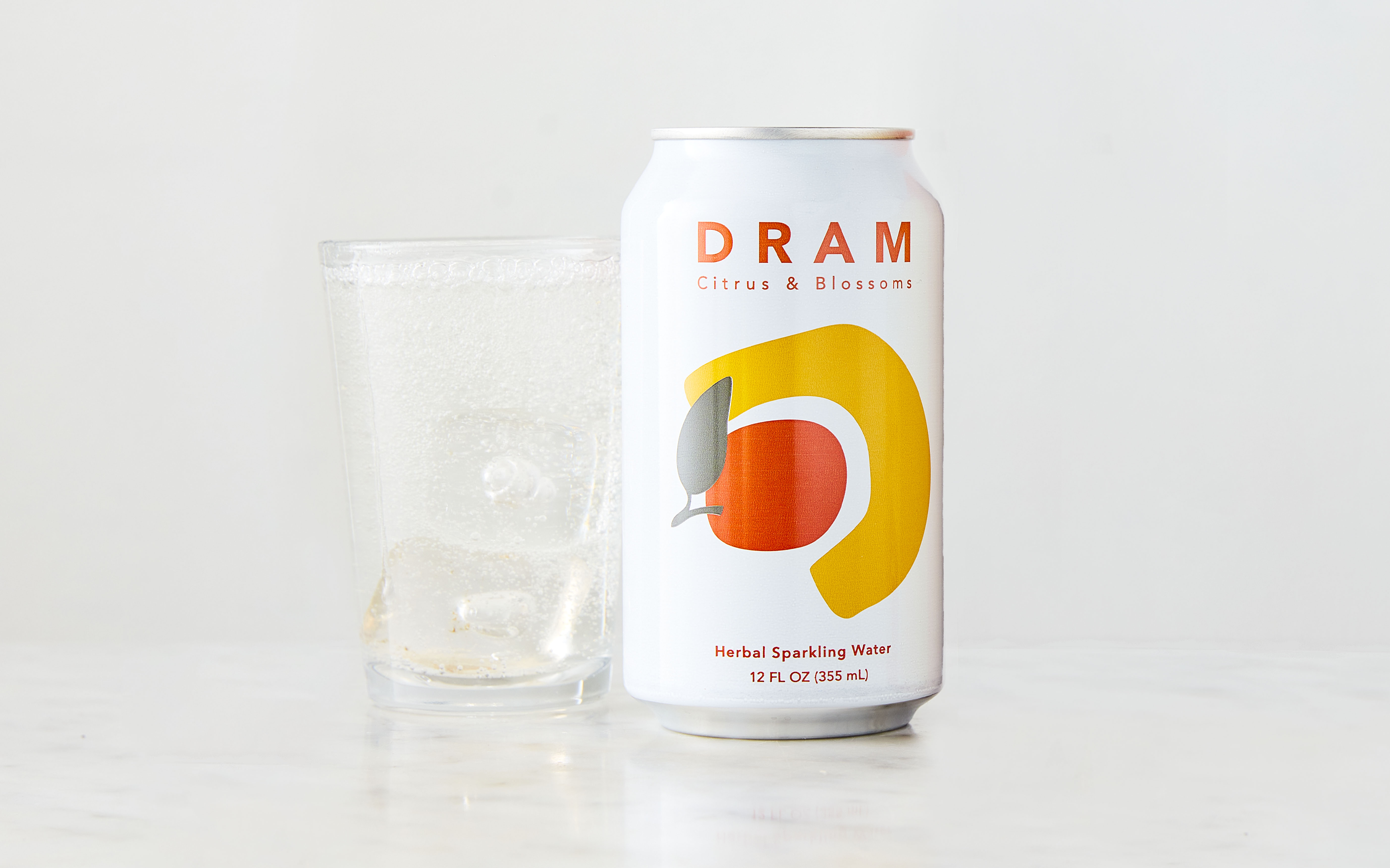 Citrus & Blossoms Herbal Sparkling Water | 12 oz | DRAM | Good Eggs