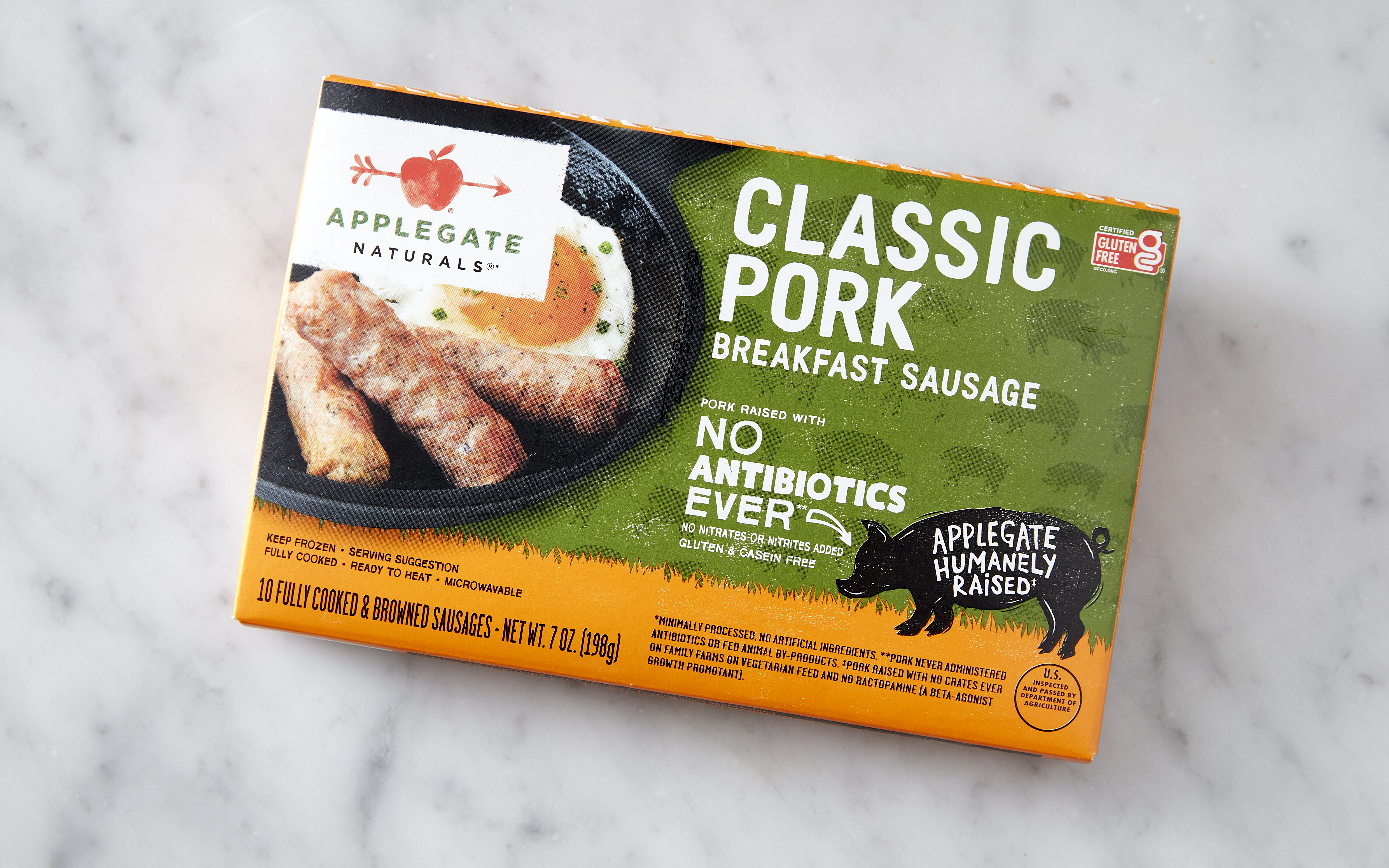 Classic Pork Breakfast Sausage | 7 oz | Applegate Farms | Good Eggs