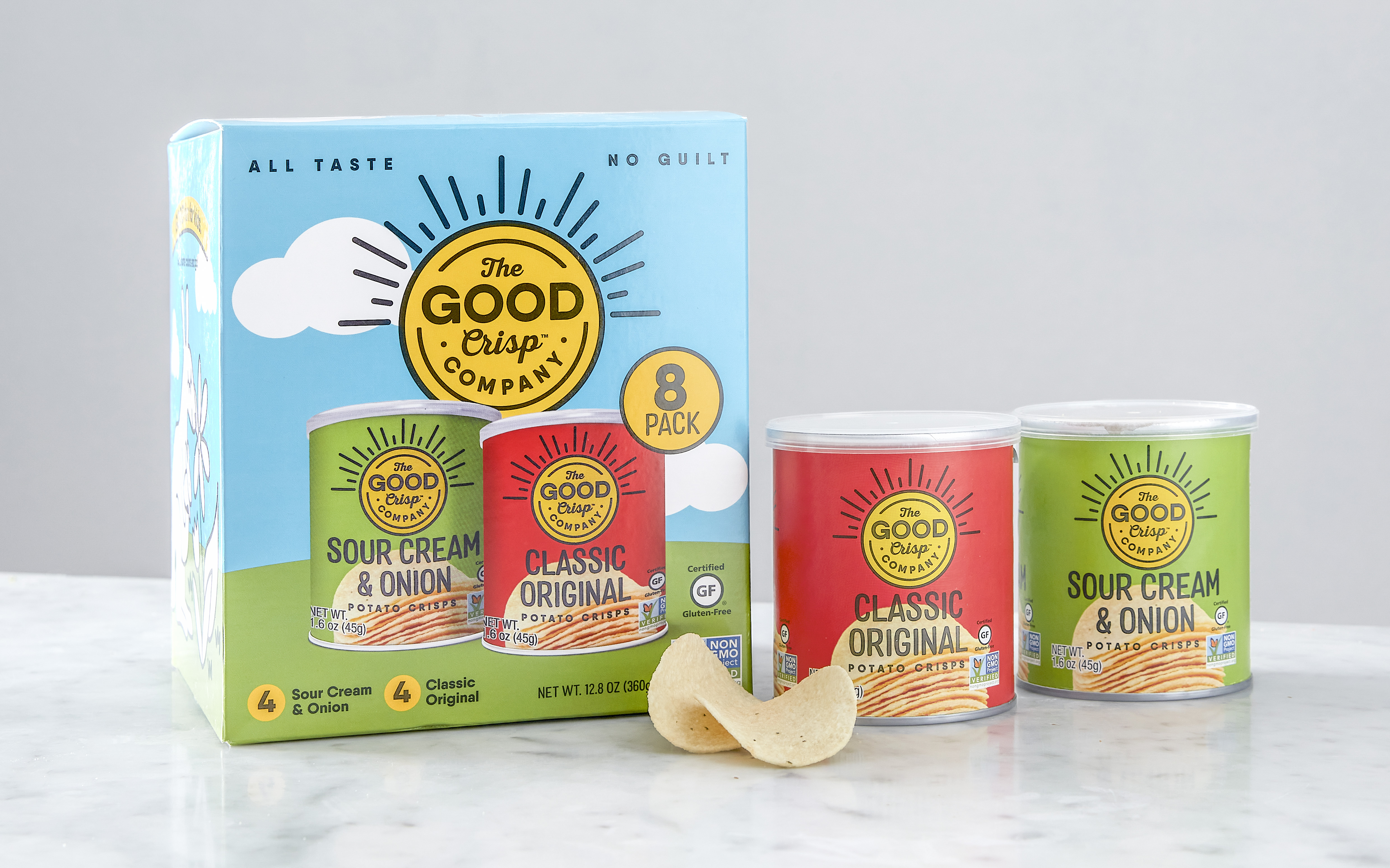 Multi Pack Mini Potato Crisps | 8 count | The Good Crisp Company | Good ...