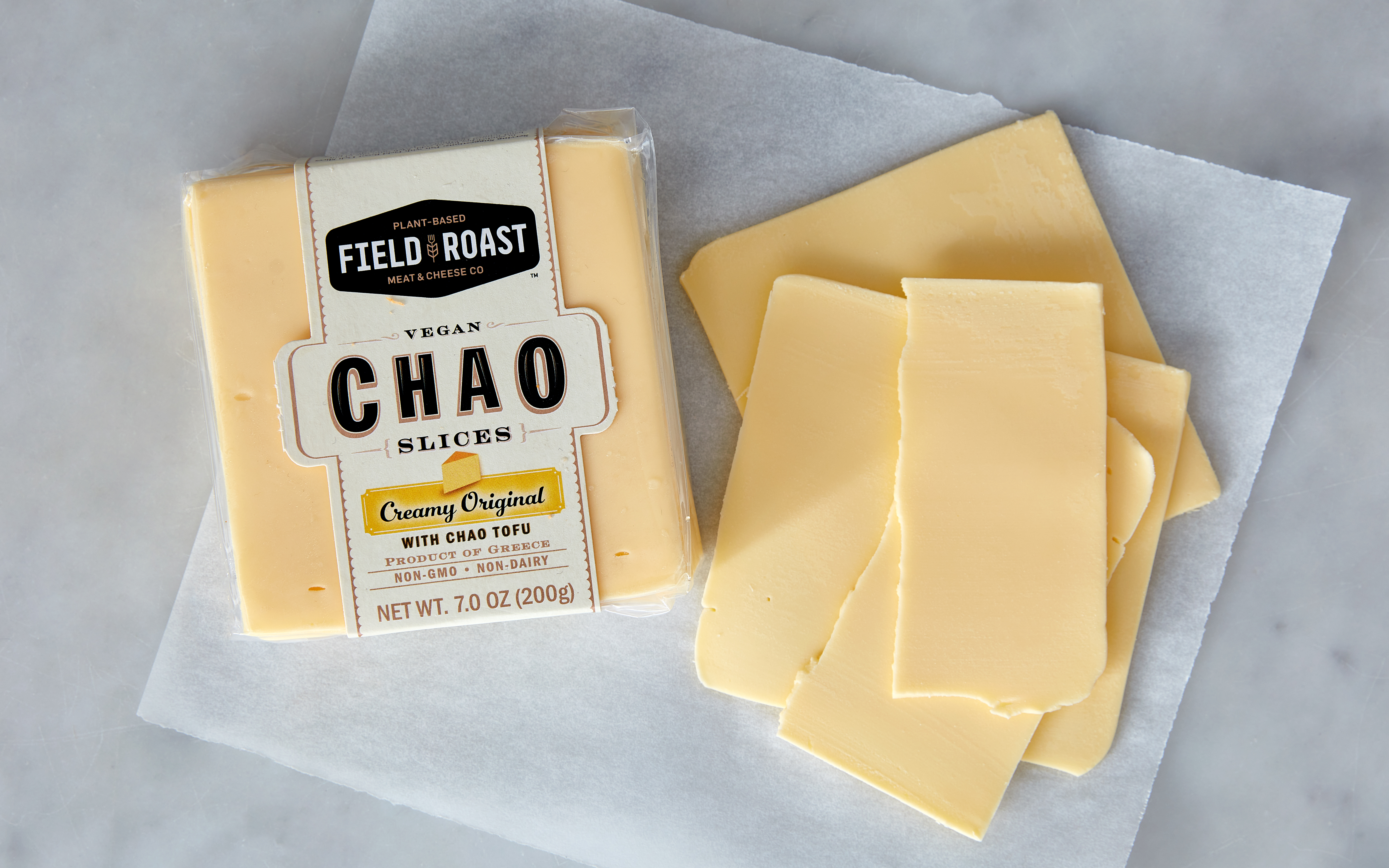 Plant-Based Creamy Original Chao Cheese Slices | 7 oz | Field Roast ...