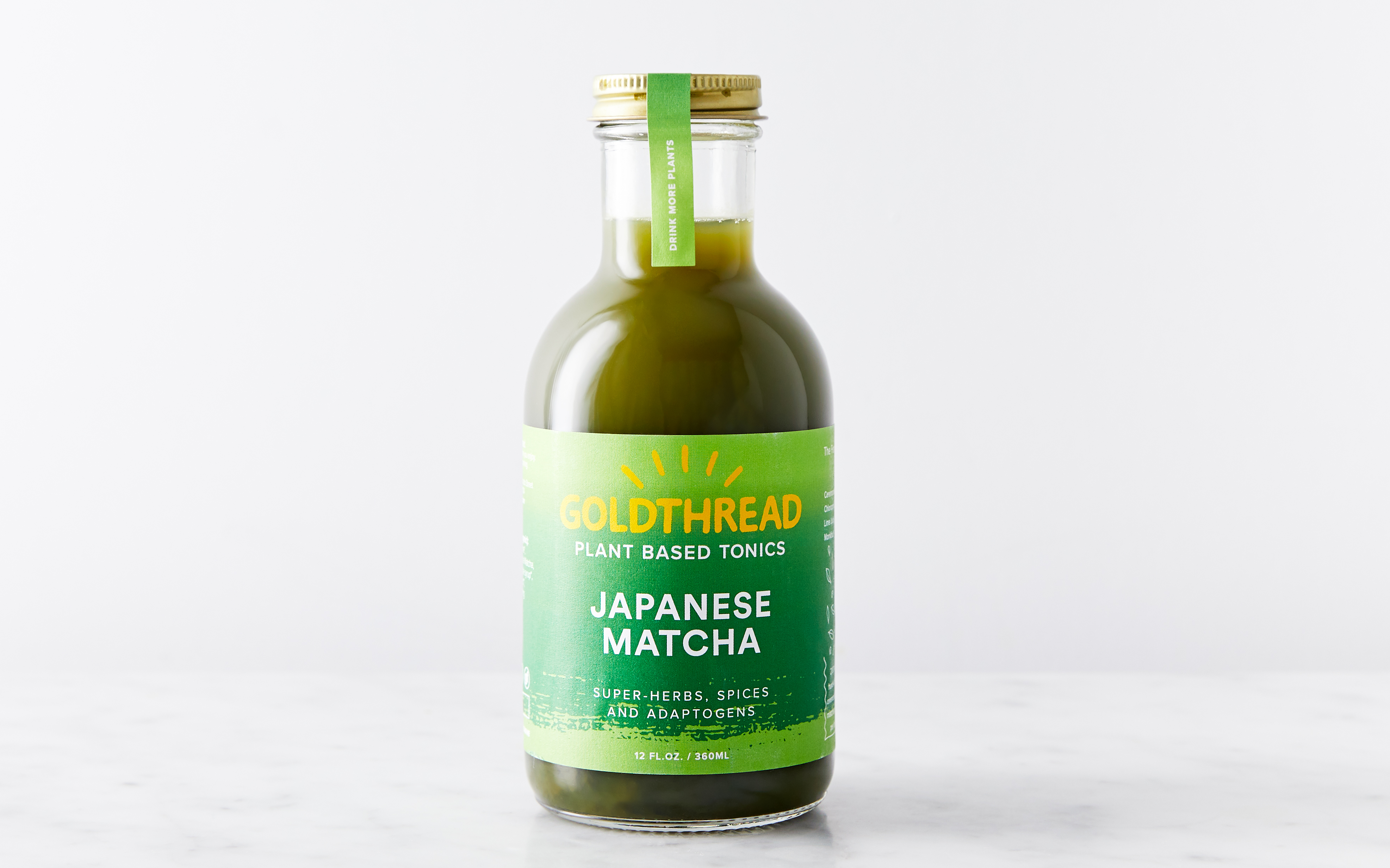 Japanese Matcha Plant-Based Tonic | 12 fl oz | Goldthread | Good Eggs