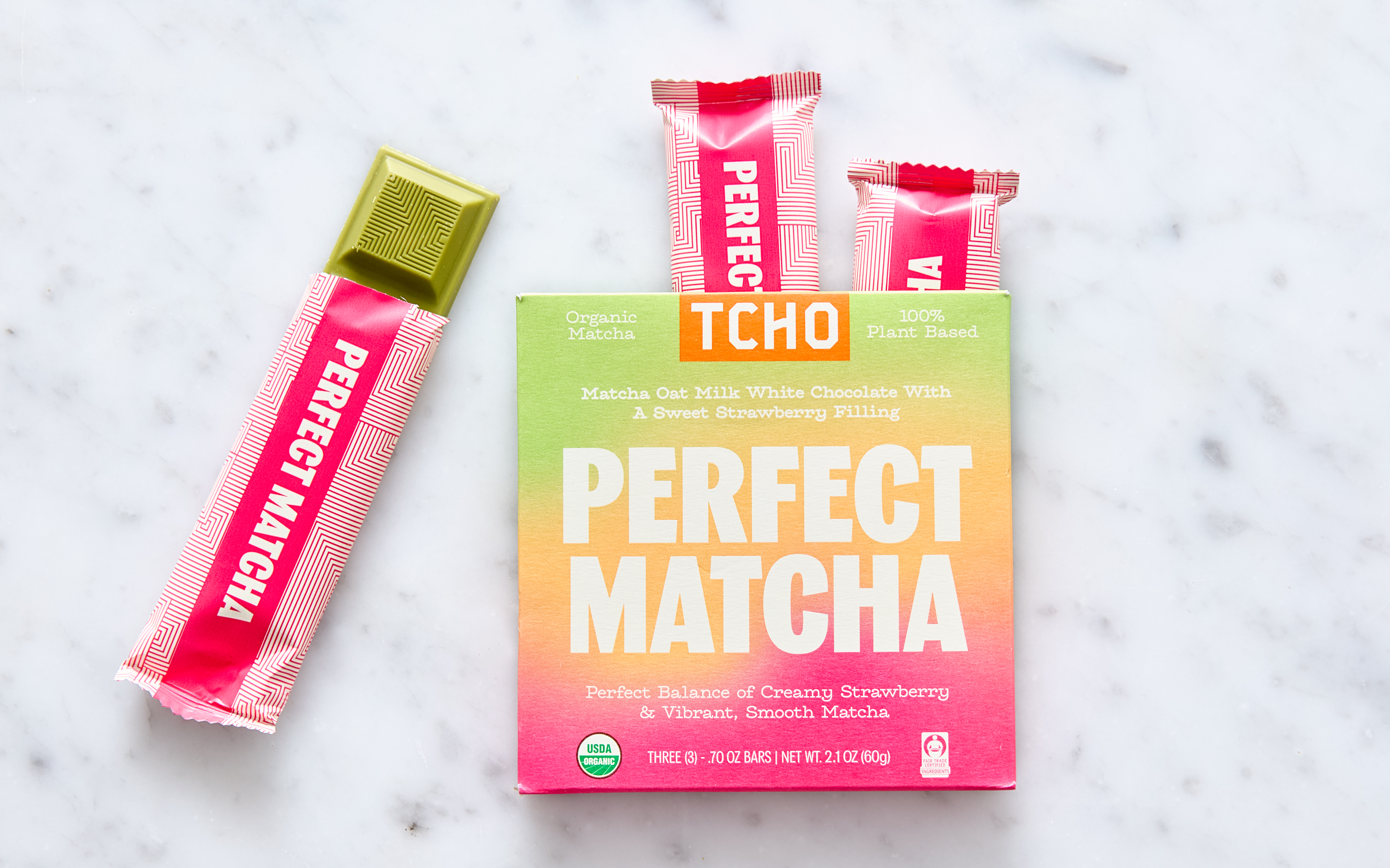 Organic Perfect Matcha Oat Milk White Chocolate | 2.5 oz | TCHO | Good Eggs