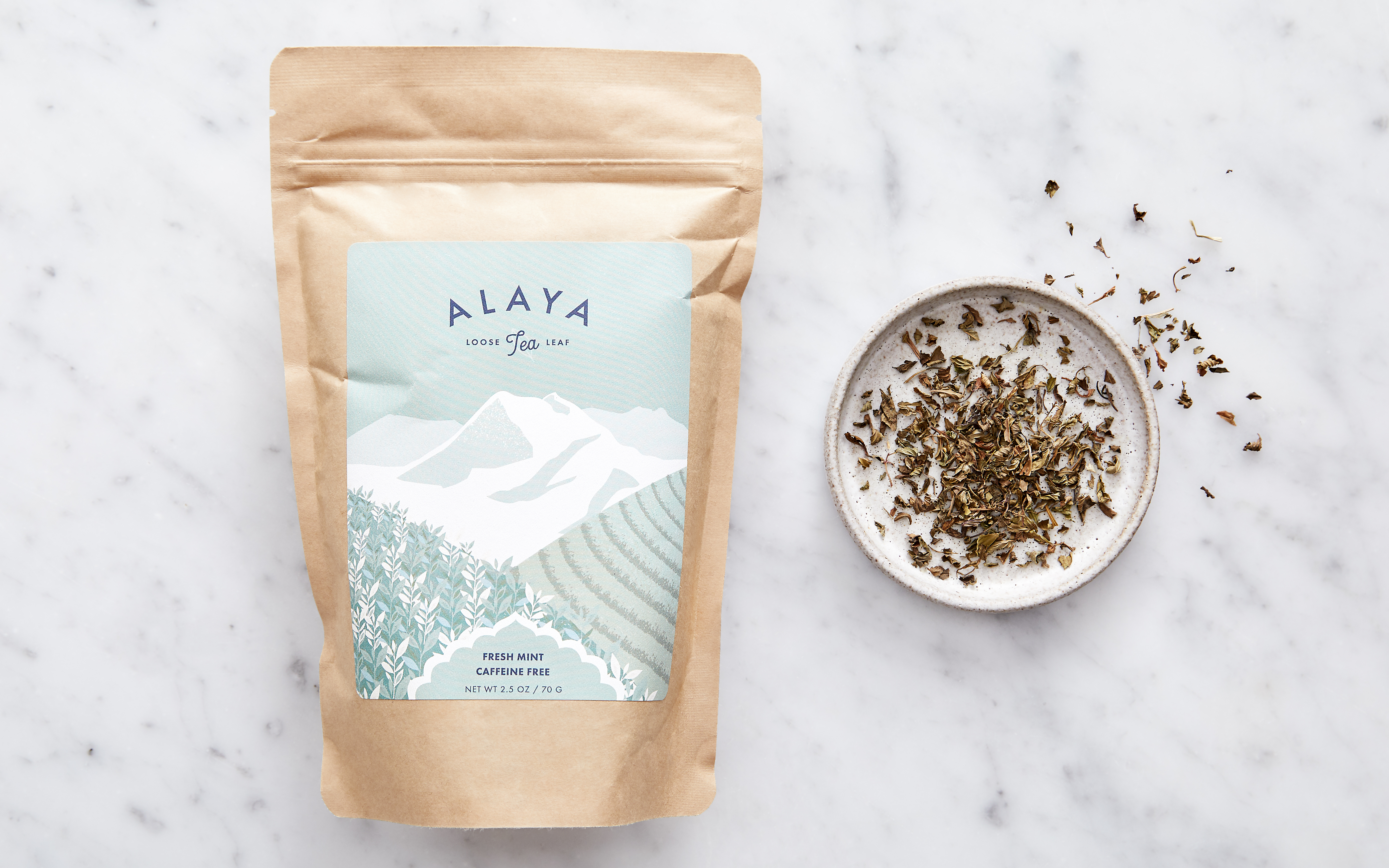 Organic Fresh Mint Tea | 2.5 oz | Alaya Tea | Good Eggs