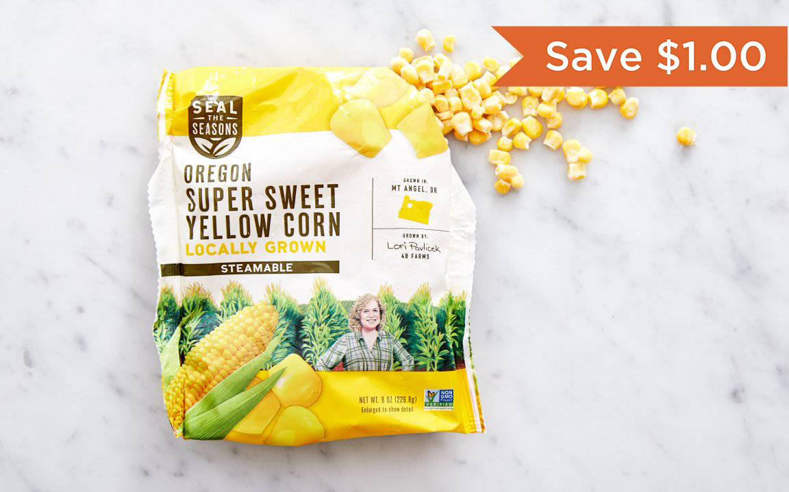 Oregon Frozen Yellow Corn | 8 oz | Seal the Seasons | Good Eggs