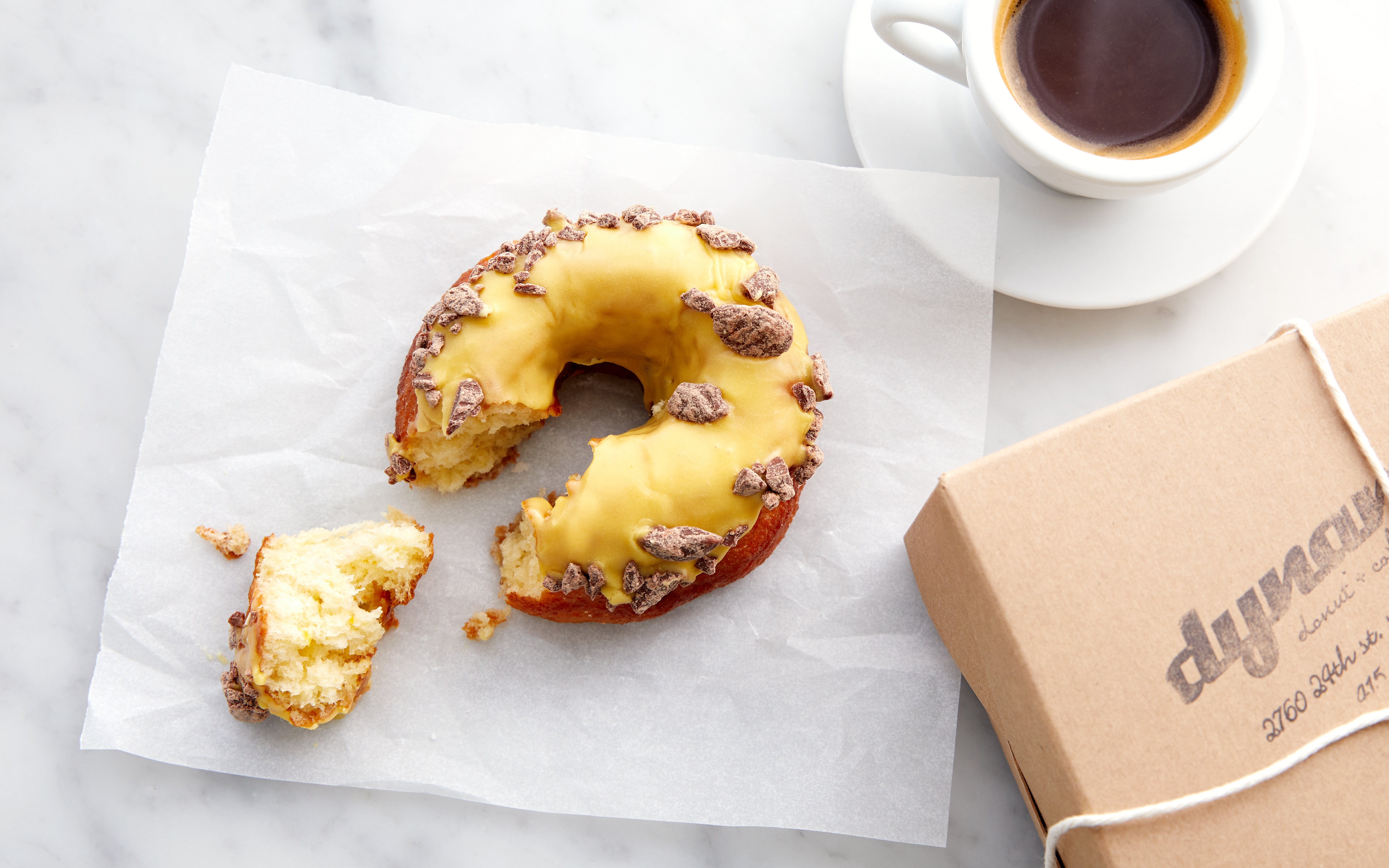 Passionfruit Milk Chocolate Donut | 1 count | Dynamo Donuts | Good Eggs