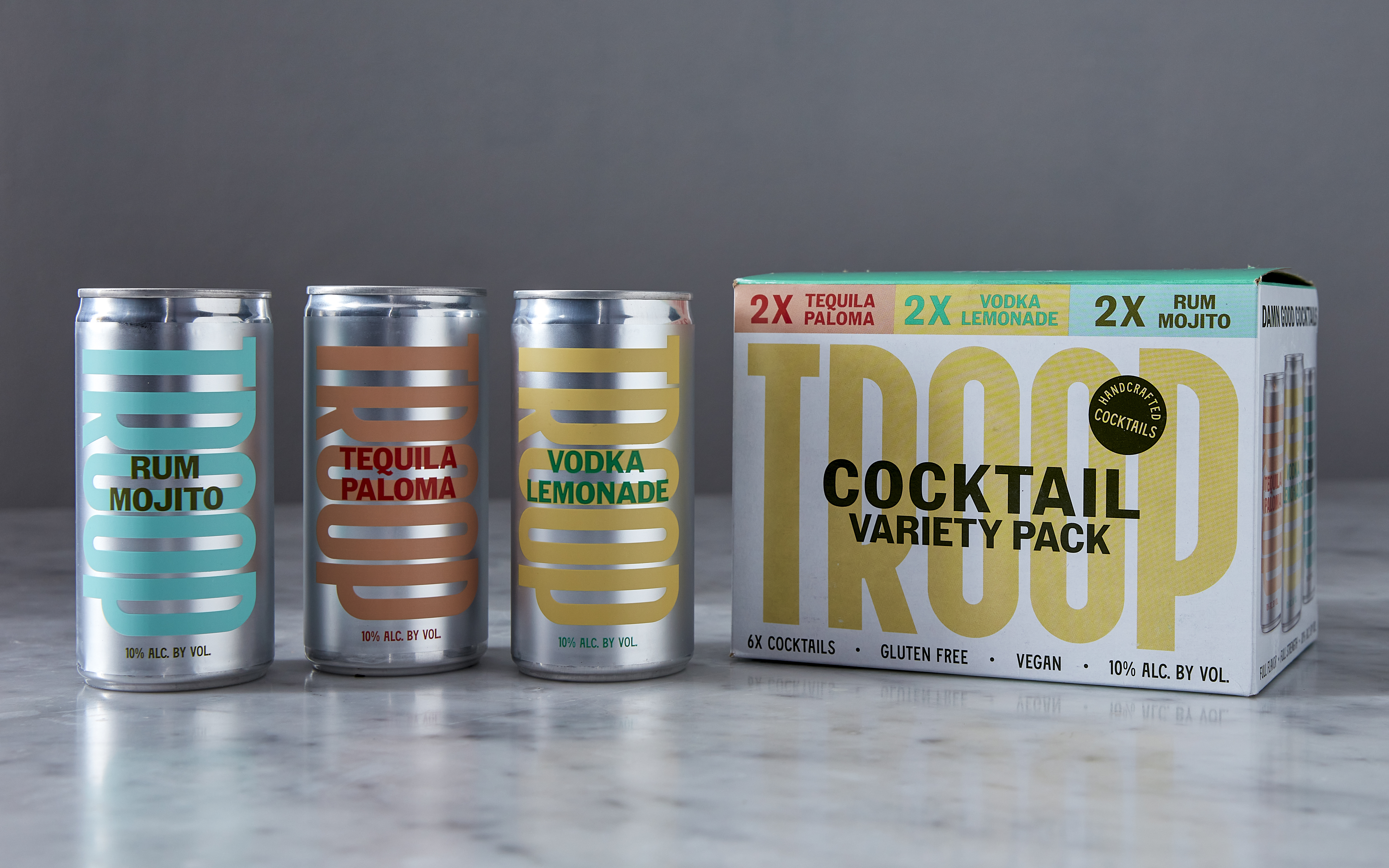Cocktail Variety Pack | 6 count | Troop Beverage Co | Good Eggs