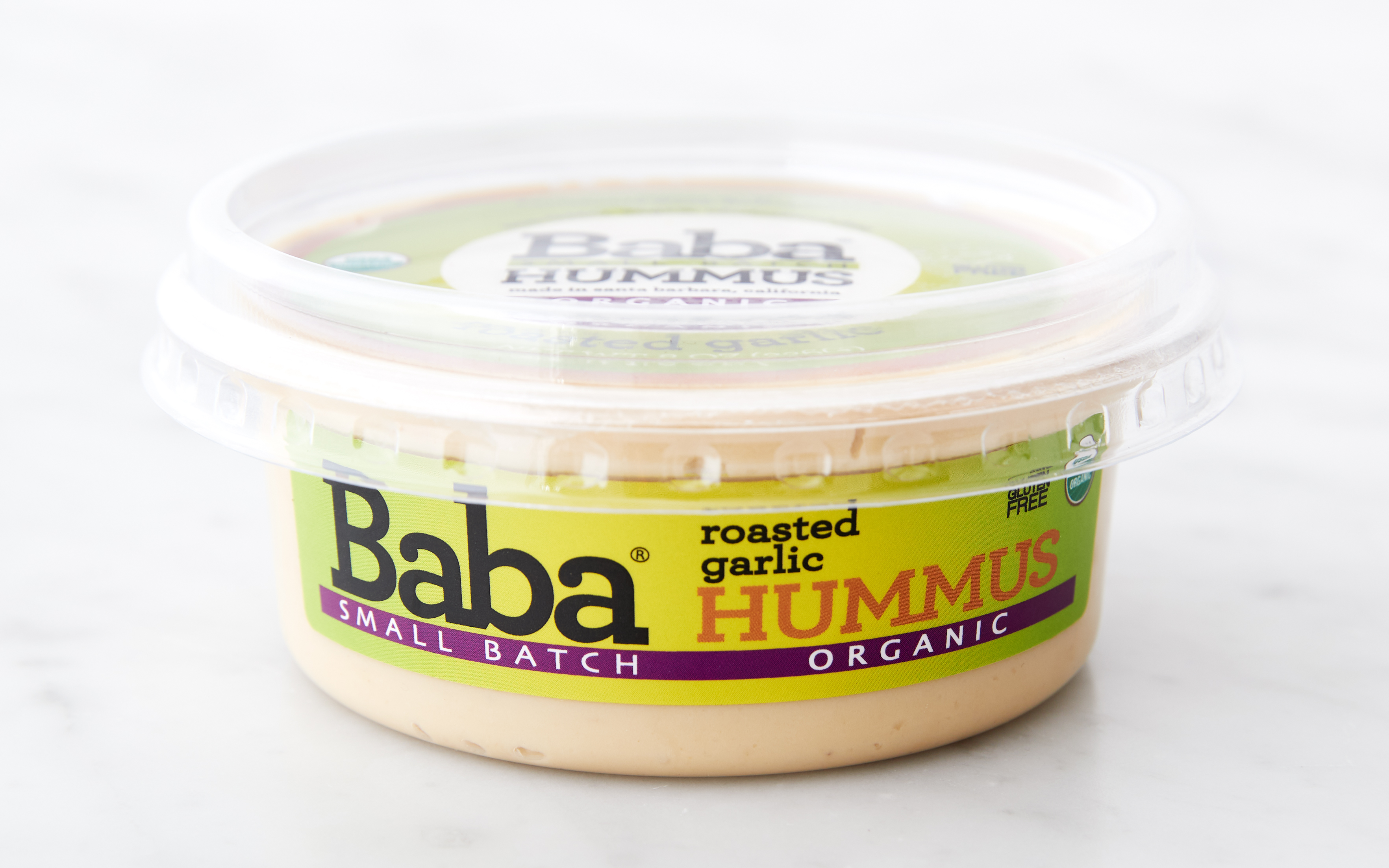 Organic Roasted Garlic Hummus - Baba Small Batch | Good Eggs